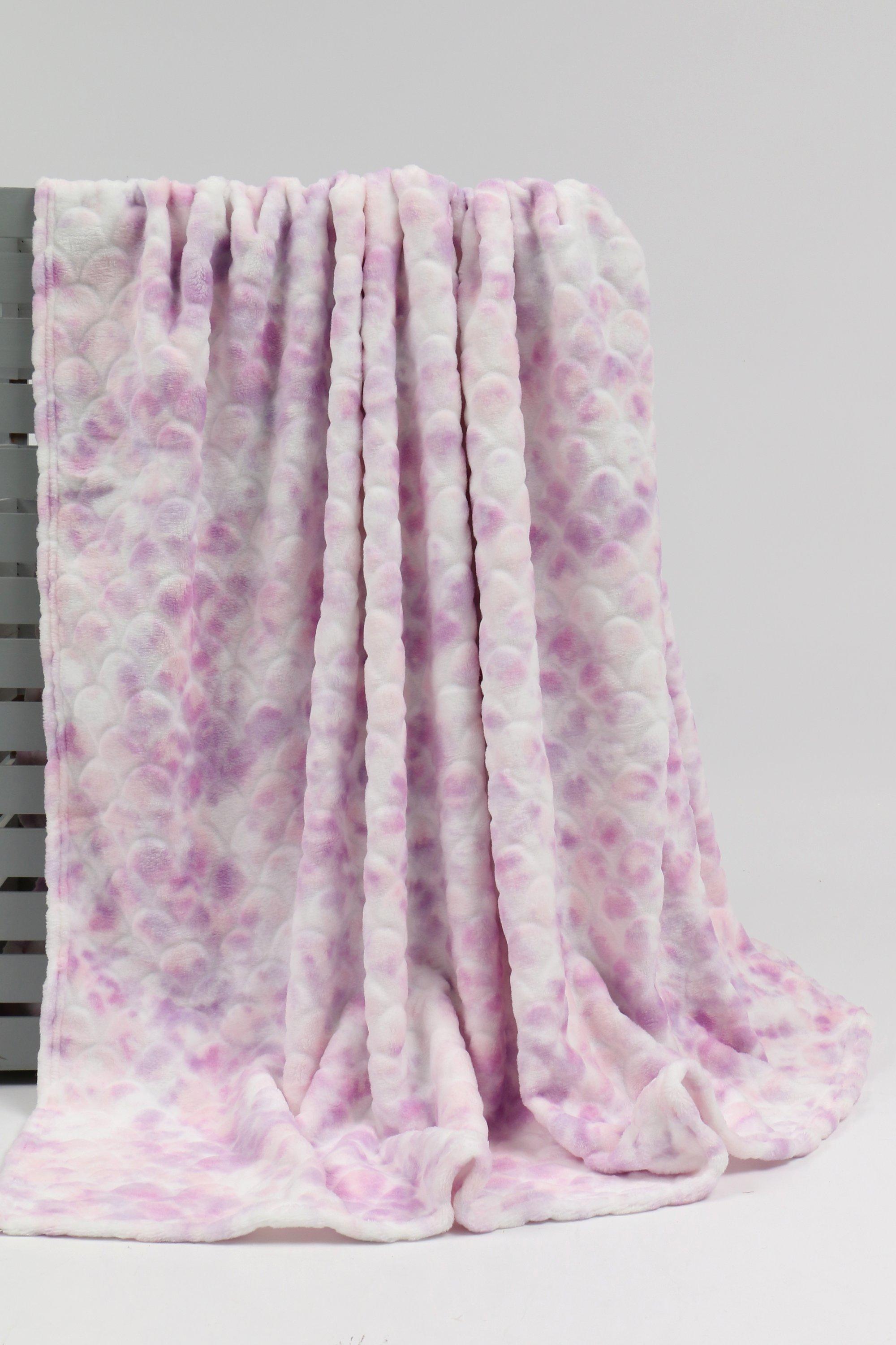 Embossed Scales Super Plush Blanket, 150x180cm