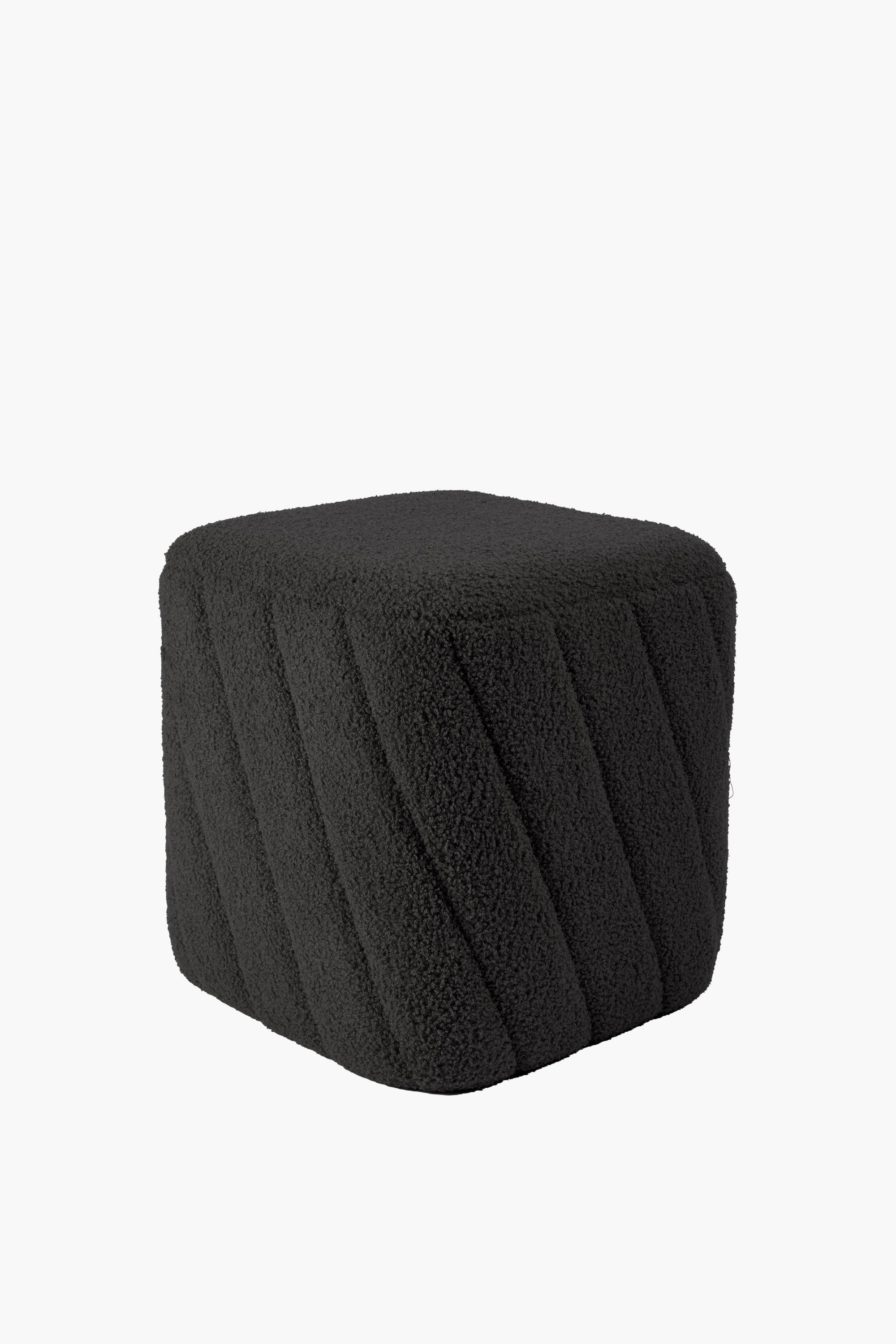 Faux Fur Swirl Cube