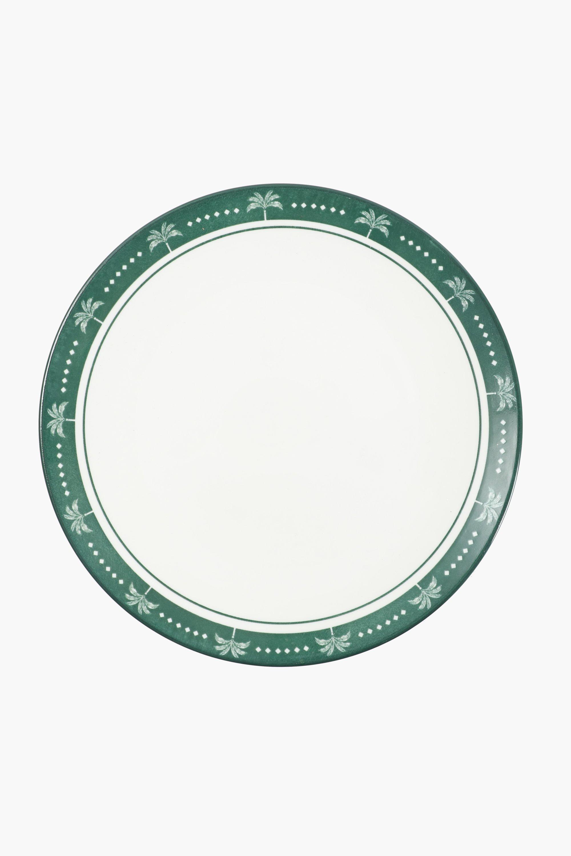 Palm Ceramic Dinner Plate