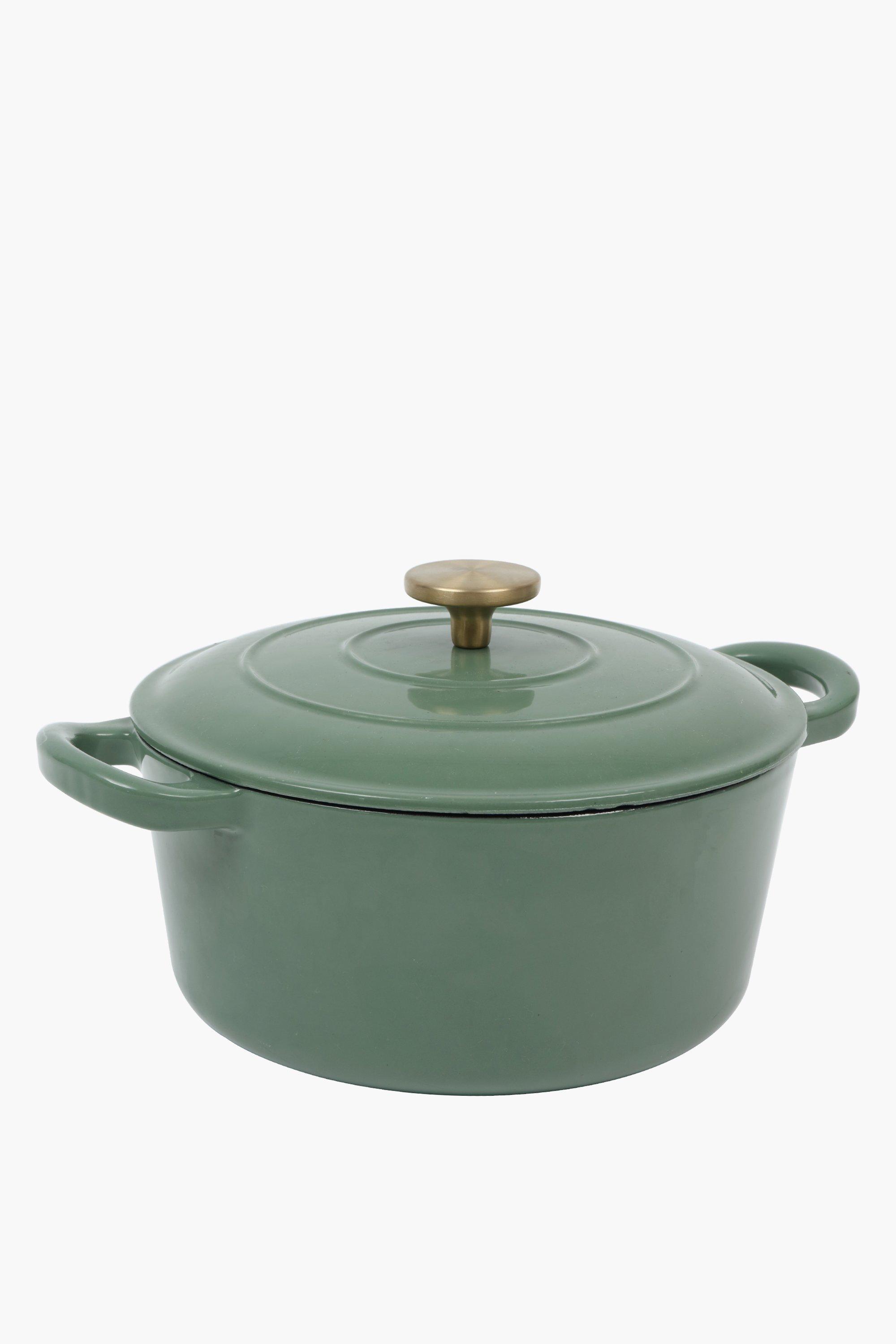 Enamel Round Deep Pot