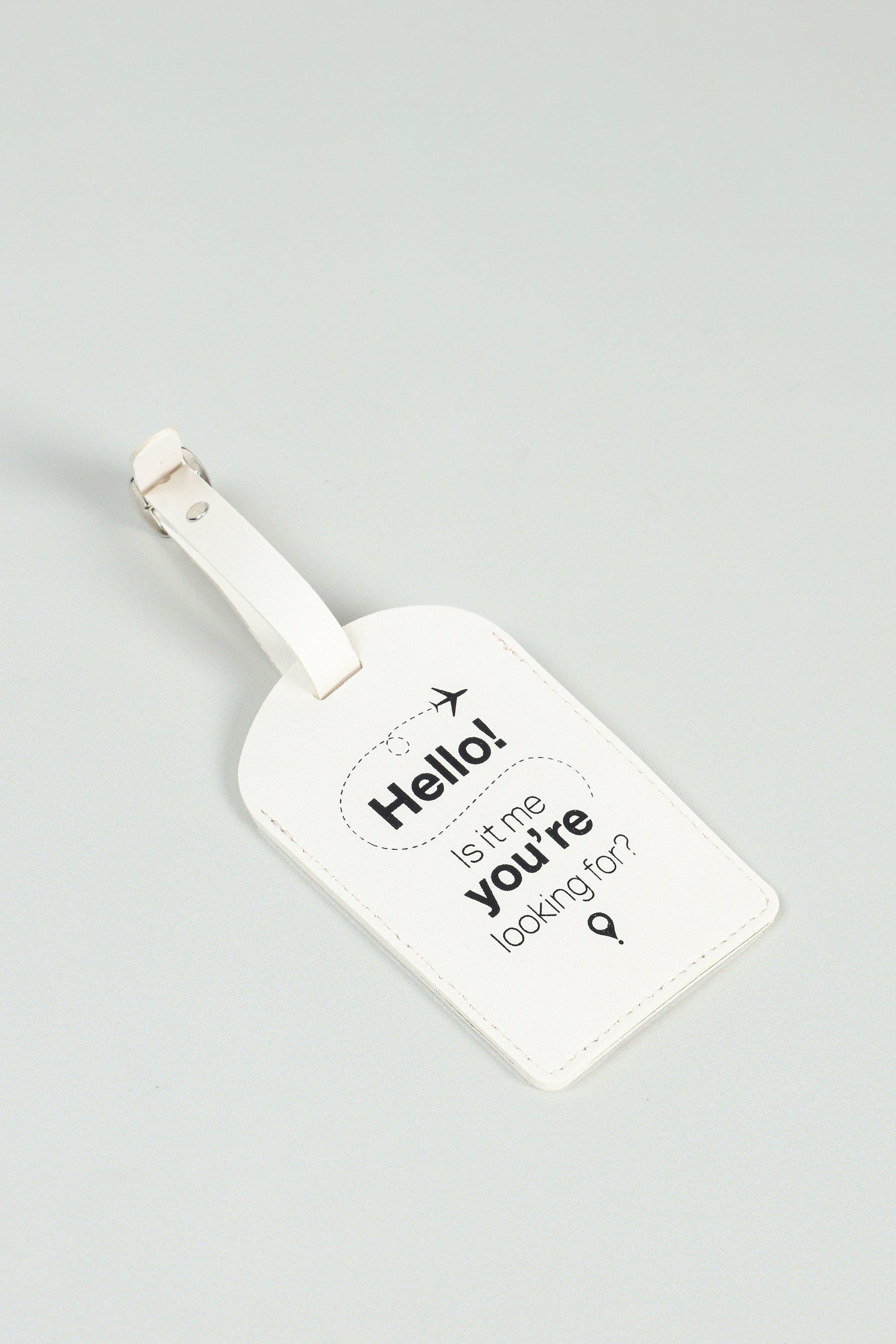 Hello Luggage Tag