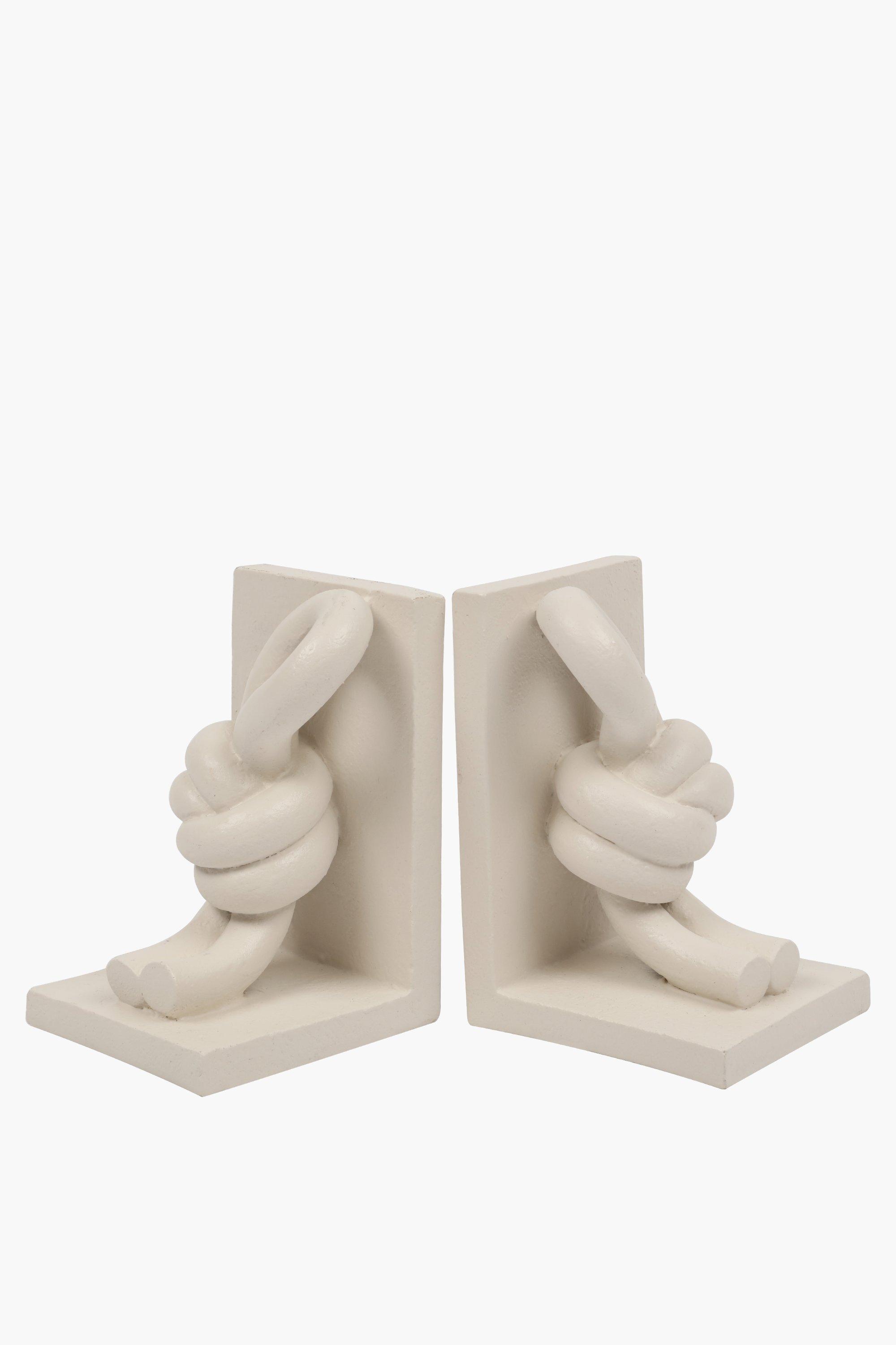 Resin Knot Book Ends, 16x22cm