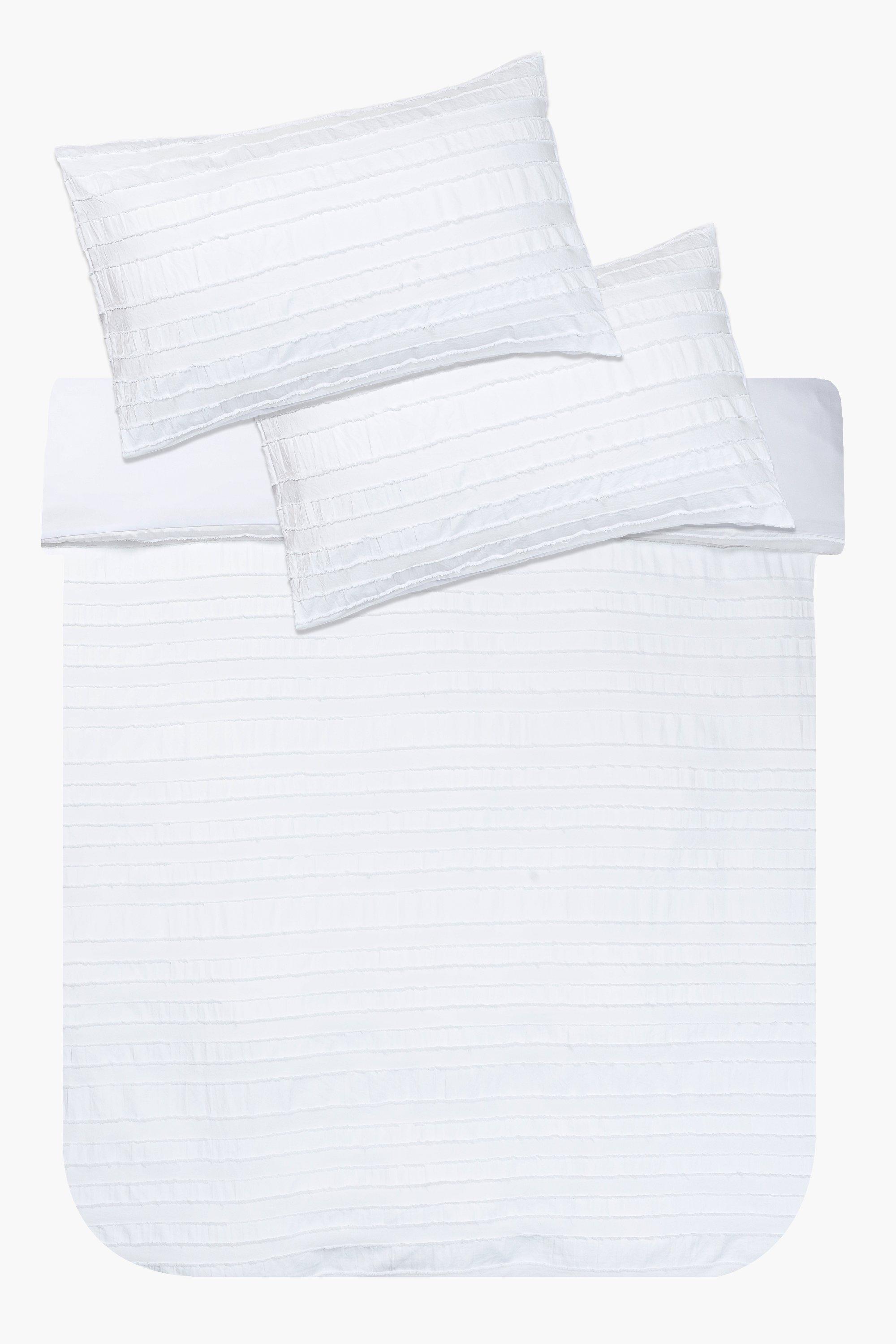 Soft Touch Textured Clipped Duvet Cover Set