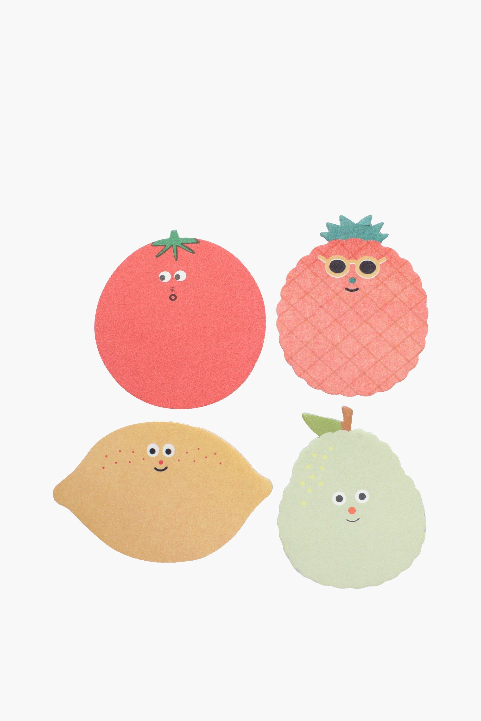 4 Pack Post It Fruits