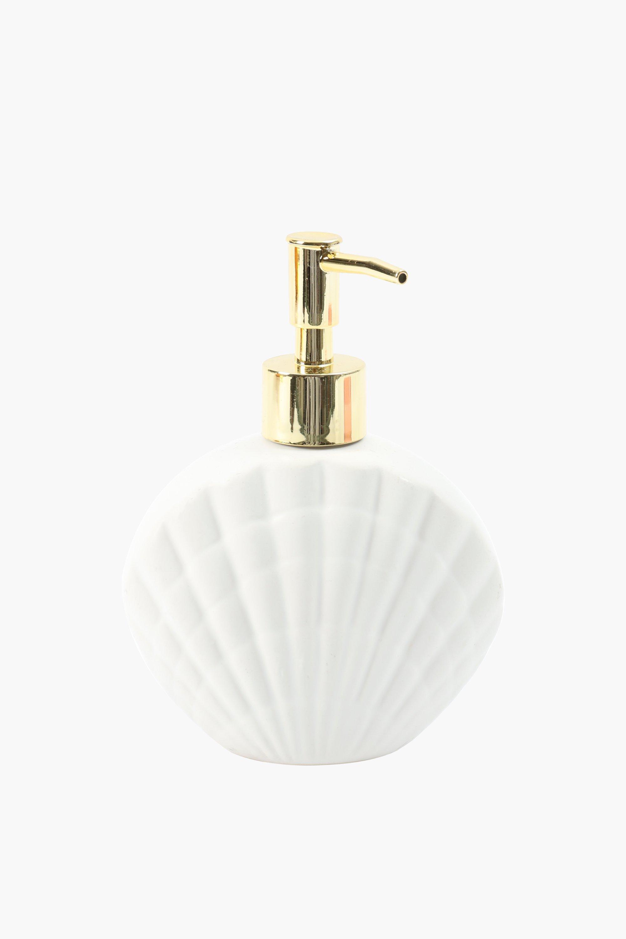 Shaped Ceramic Shell Soap Dispenser