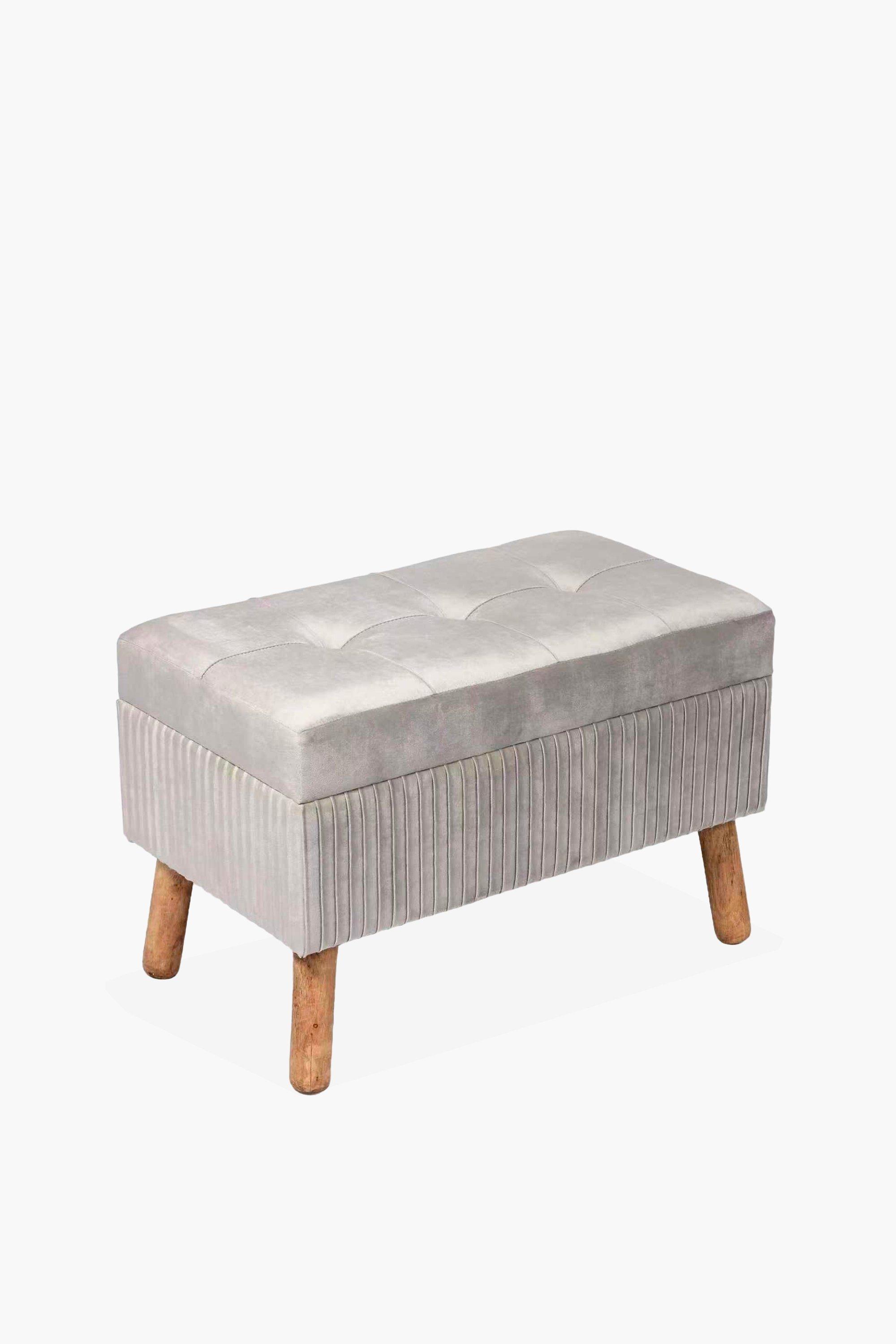 Pleated Storage Bench