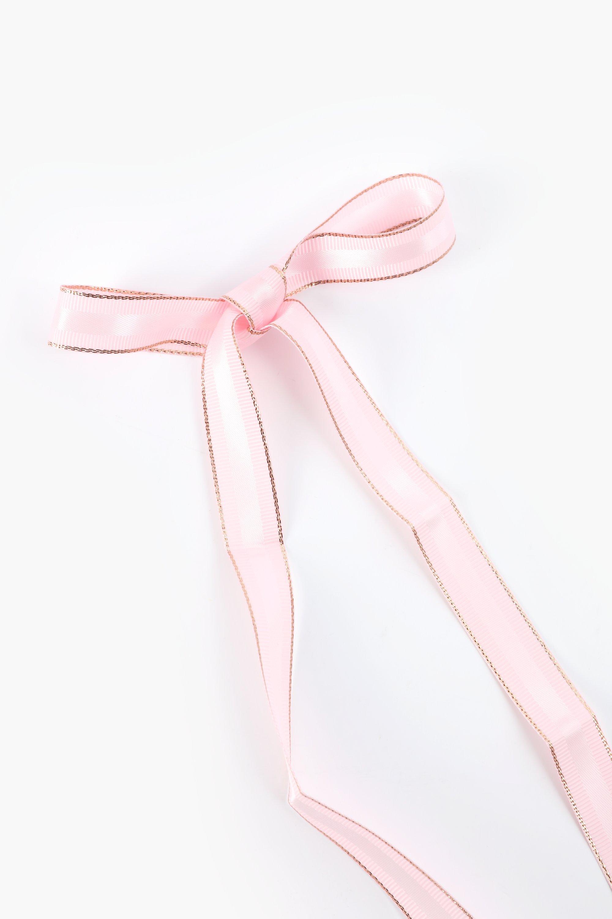 Rose Gold Trim Ribbon, 2m