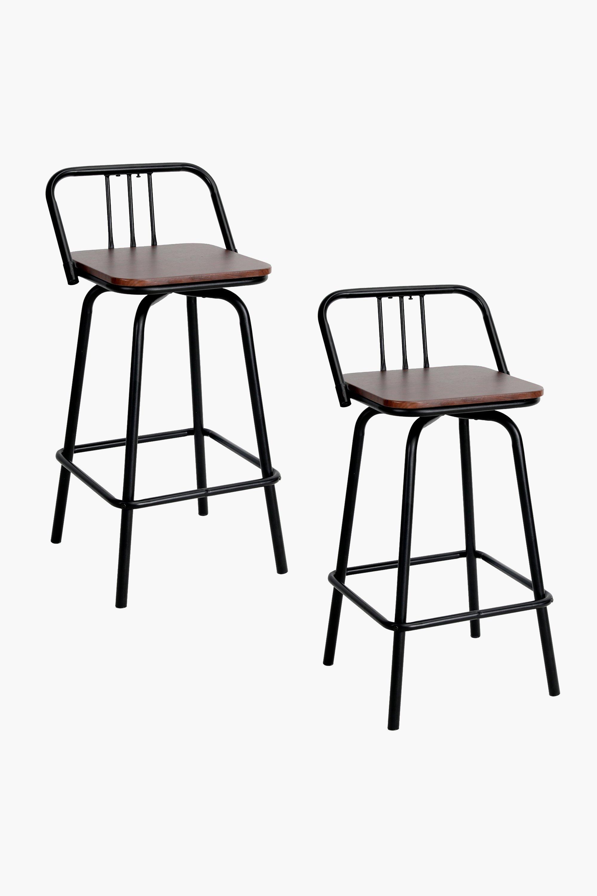 2 Pack Verve Swivel Nook Stools