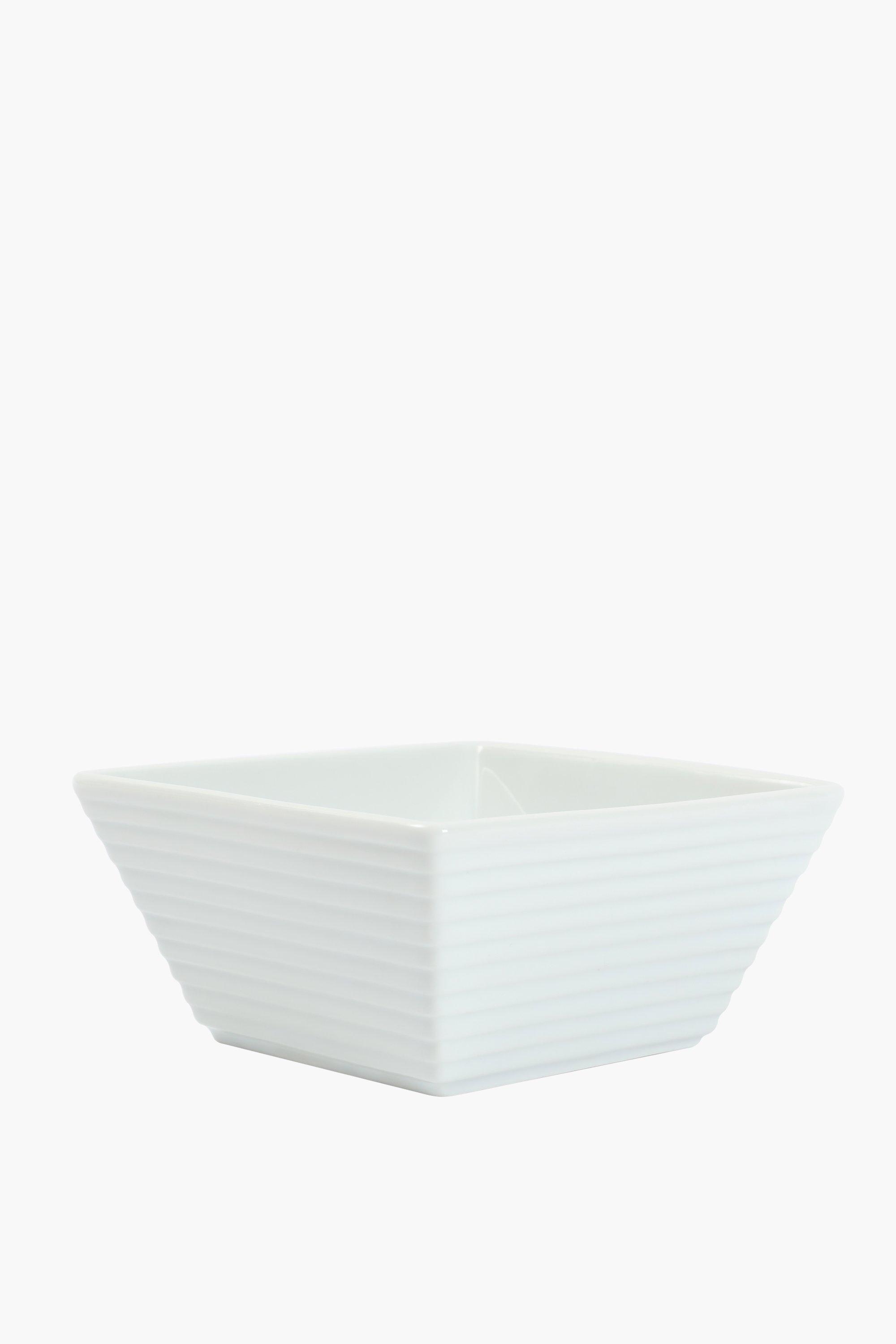 Small Ribbed Ceramic Bowl
