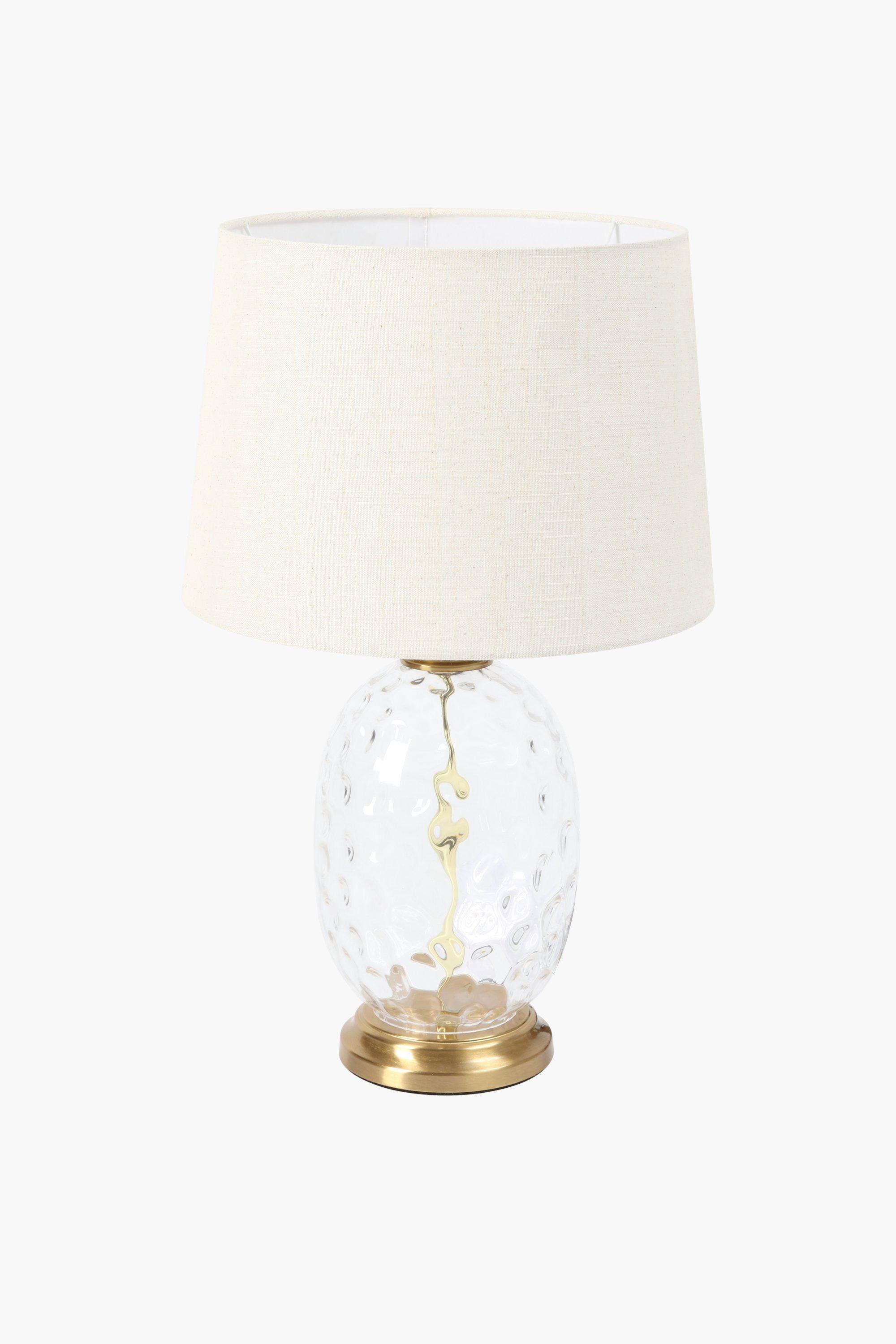 Dimple Glass Lamp Set, E14