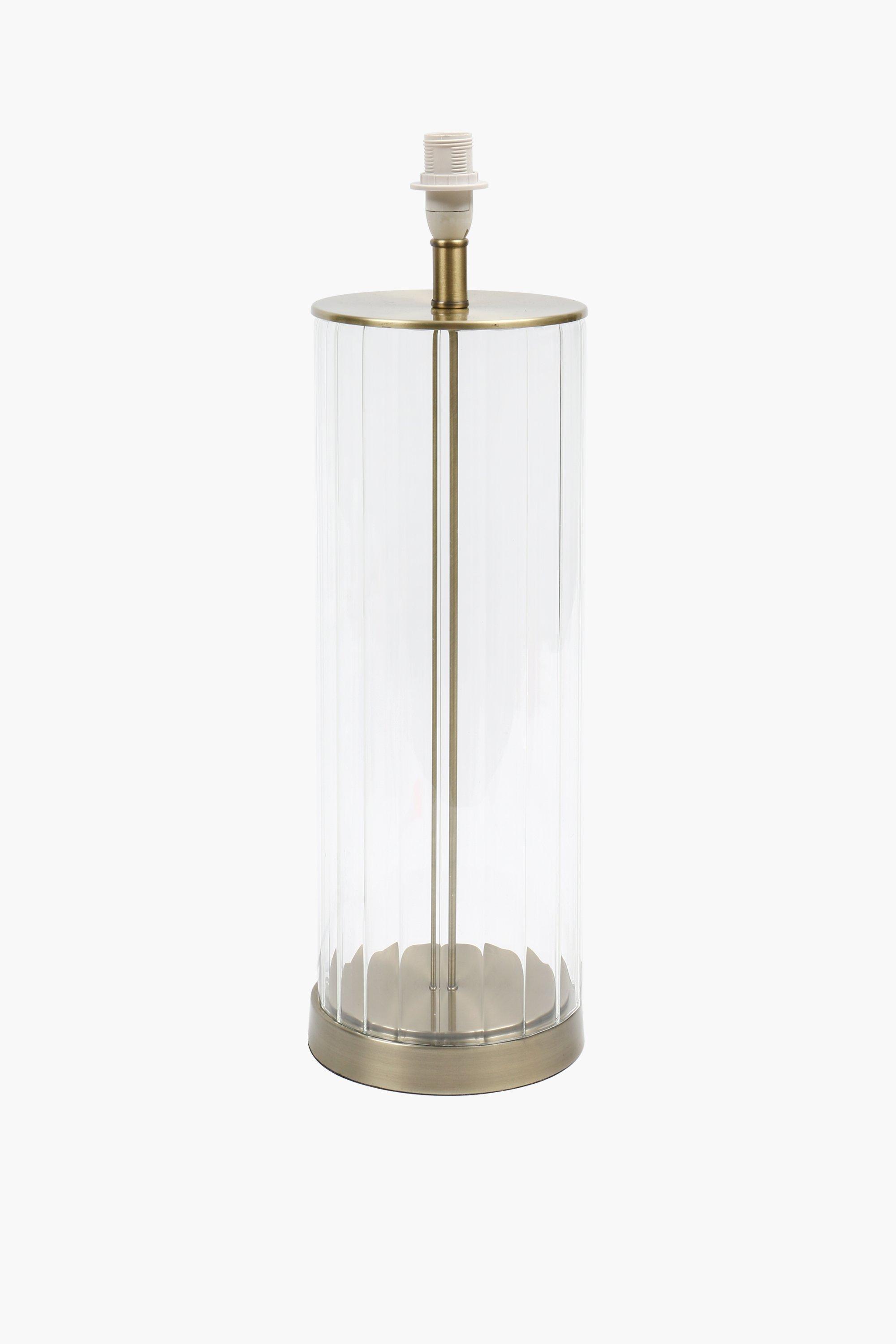 Fluted Glass Lamp Base, E14