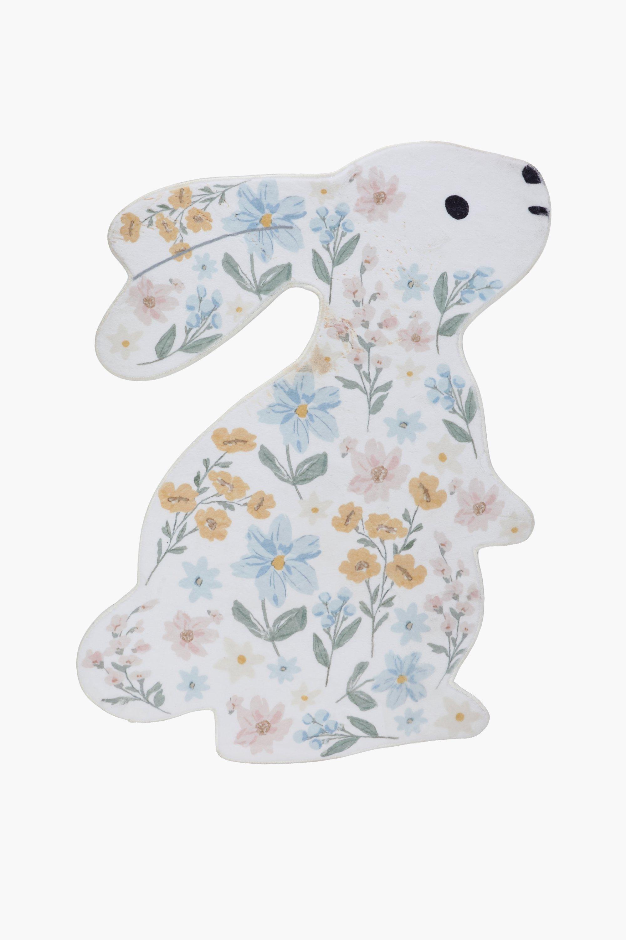 Bunny Floral Rug, 90x120cm