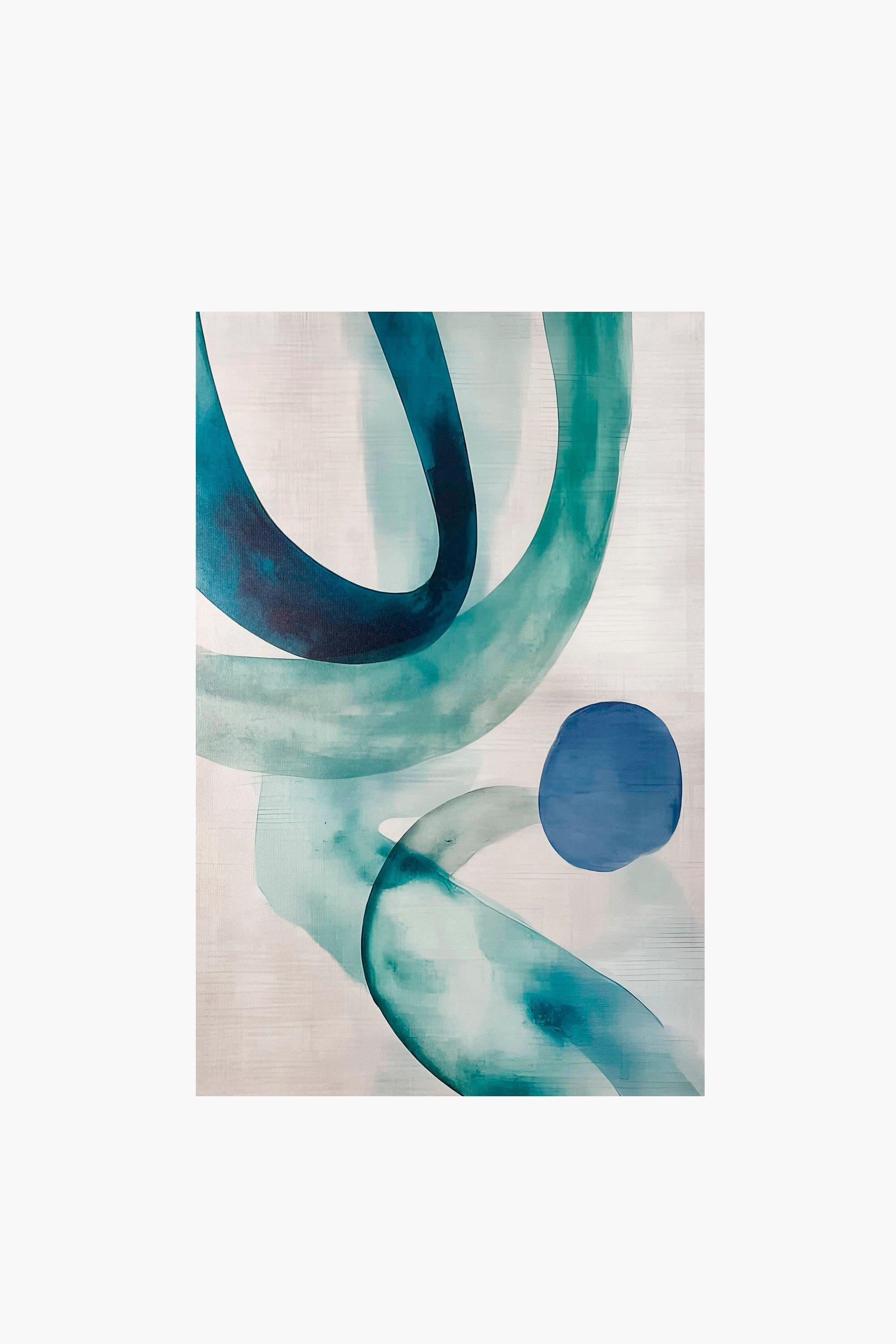 Printed Abstract Canvas, 40x60cm