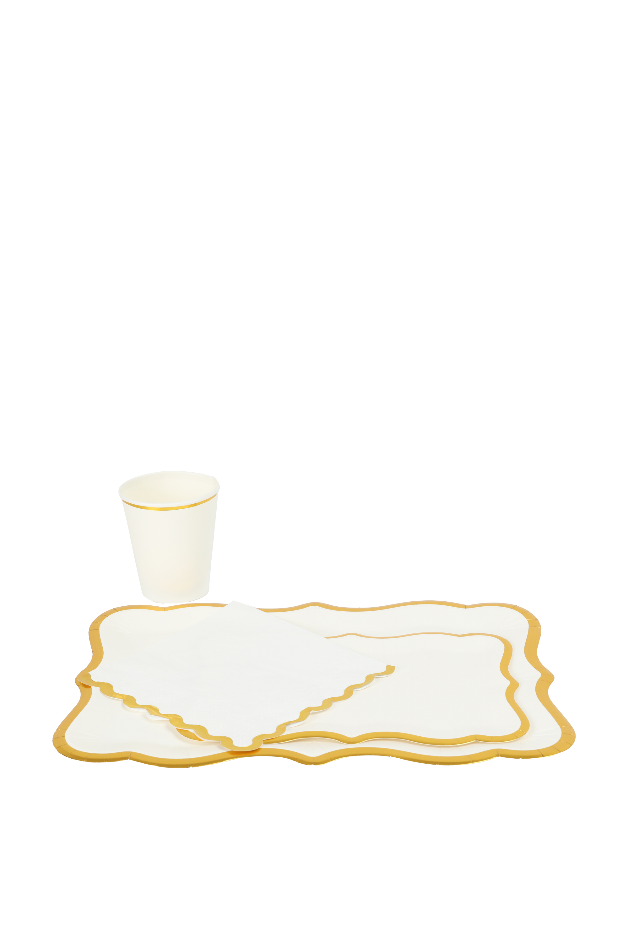 40 Piece Scalloped Dining Set