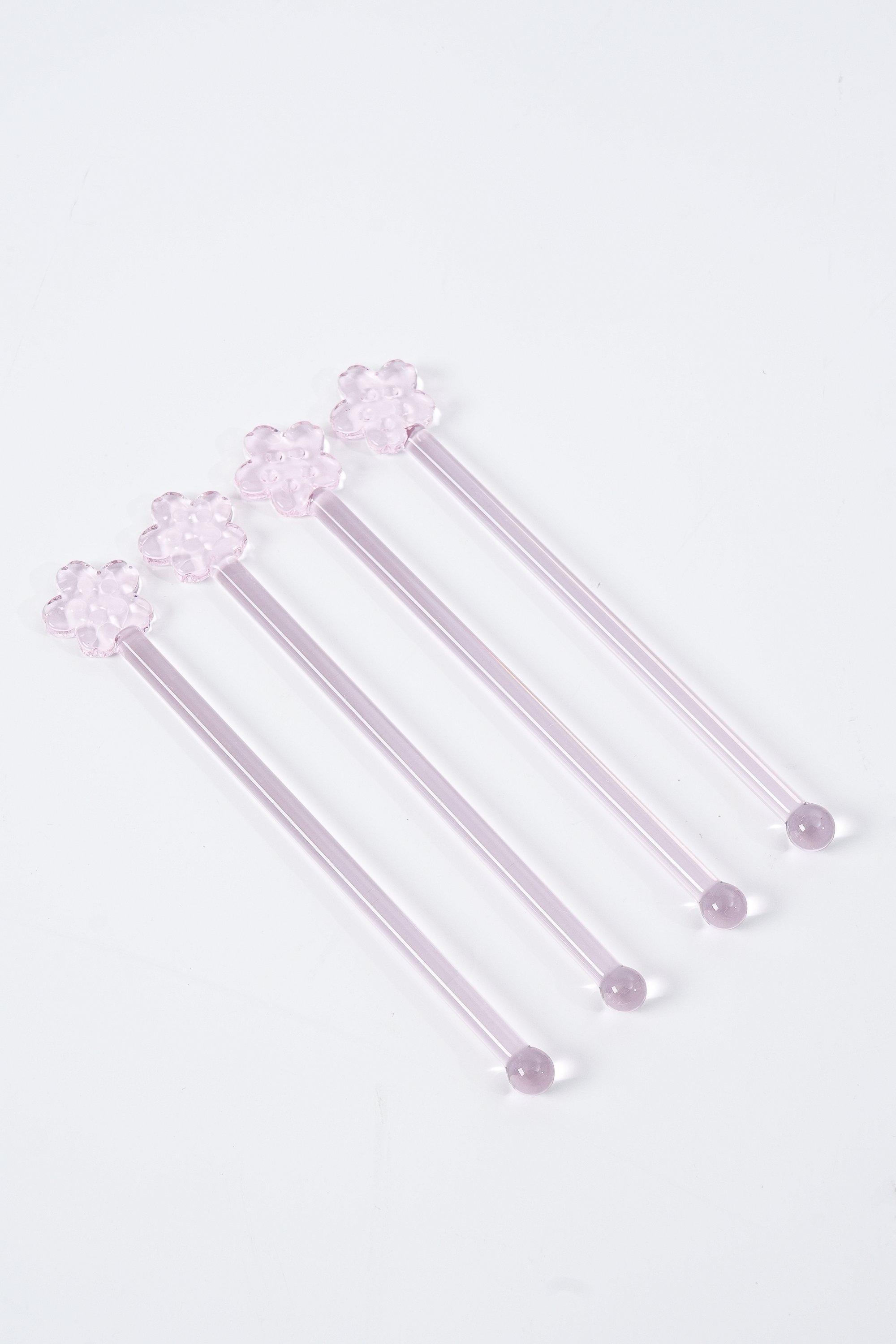 4 Piece Cocktail Swizzle Sticks
