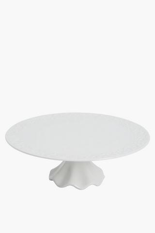 Porcelain Embroidered Cake Stand