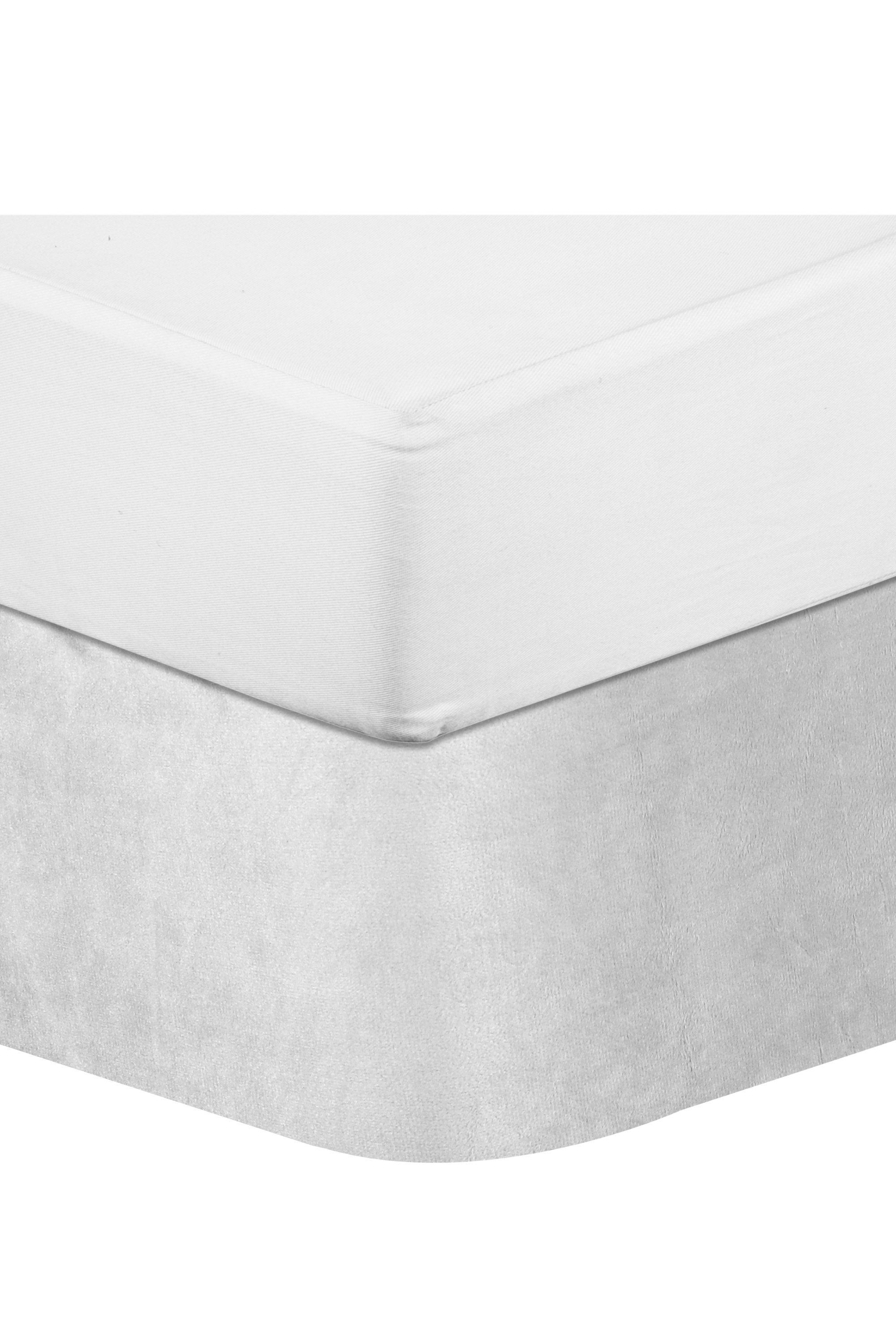 Mock Suede Bed Base Cover