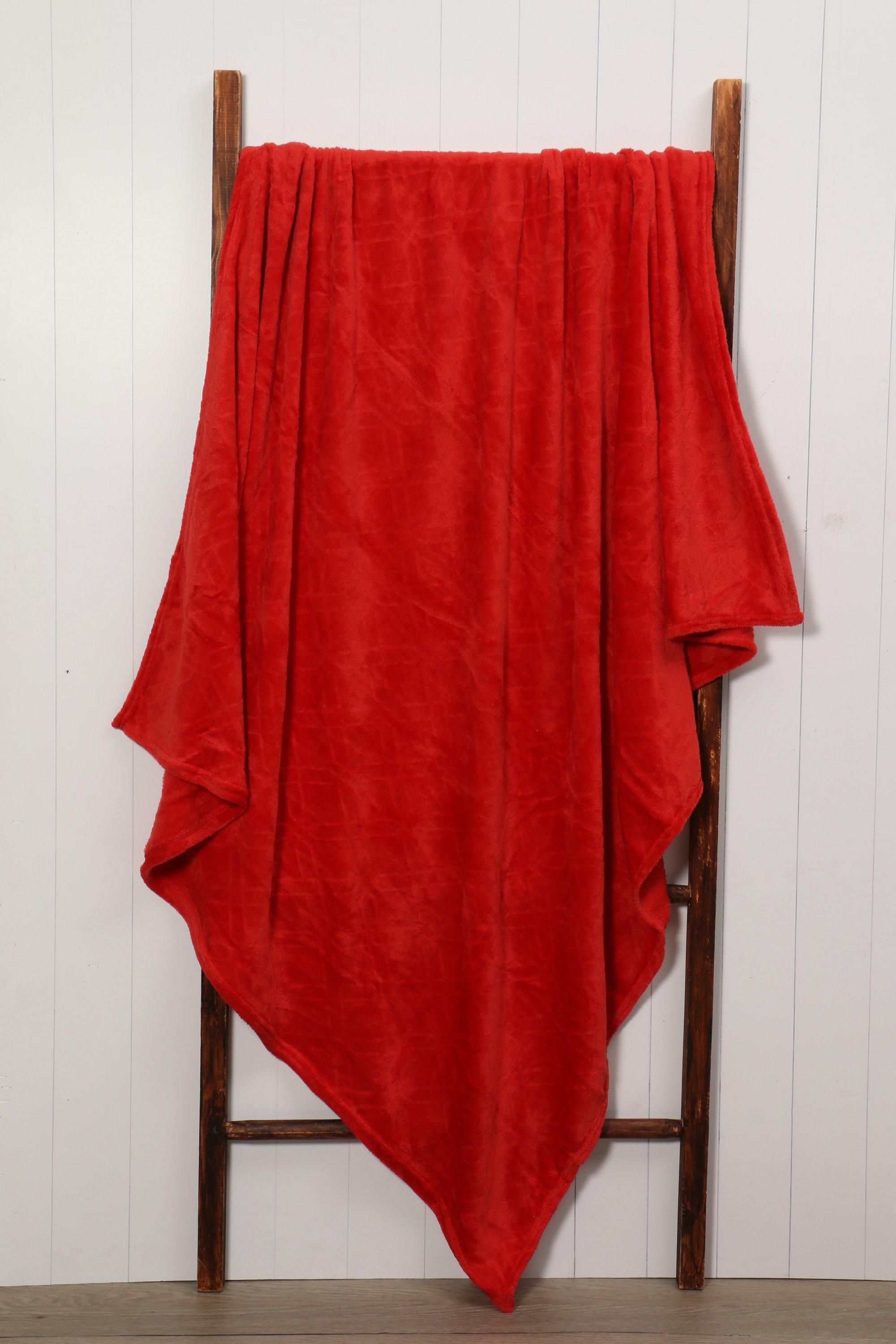 Flannel Embossed Blanket, 125x150cm