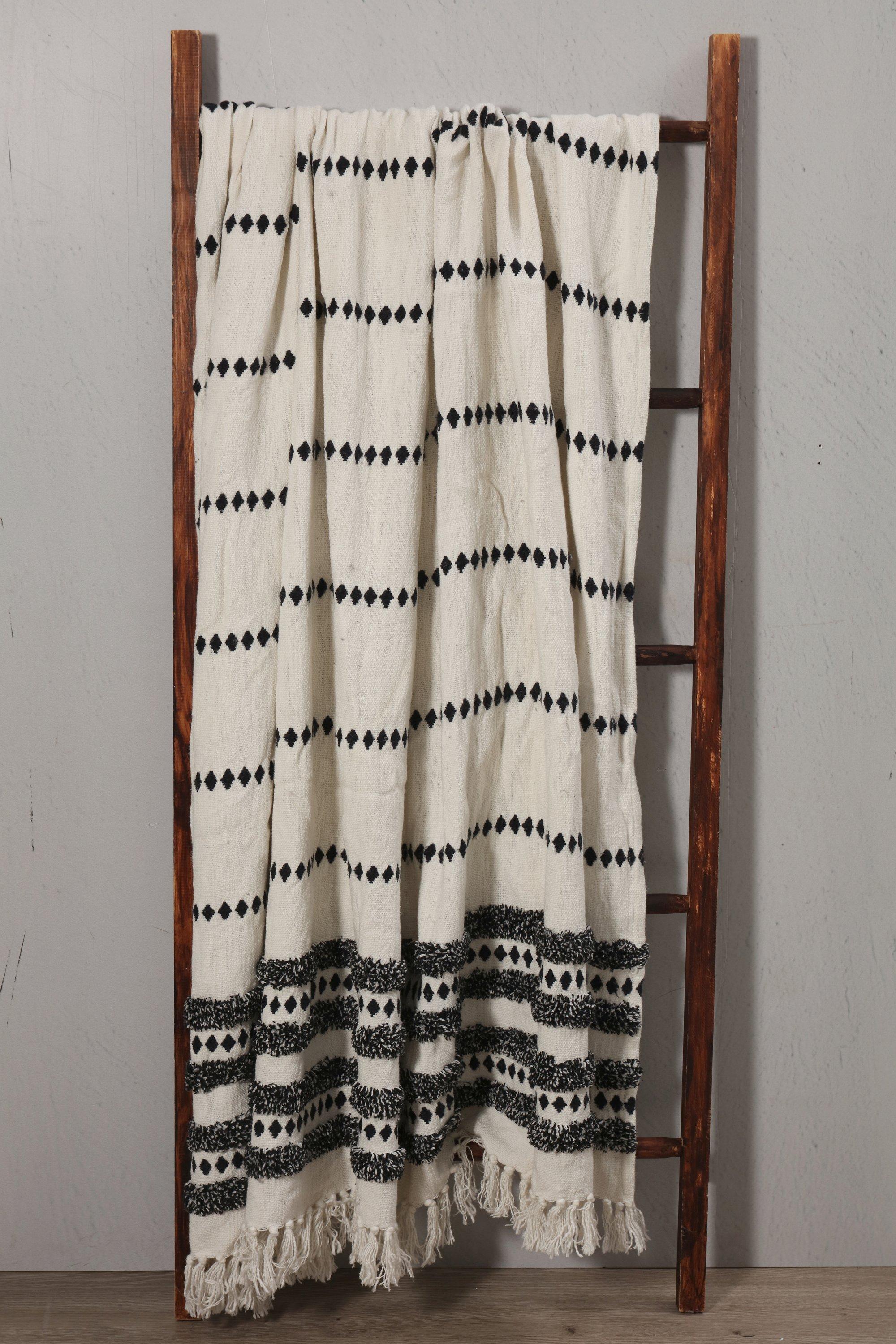 Cotton Tufted Throw, 180x220cm