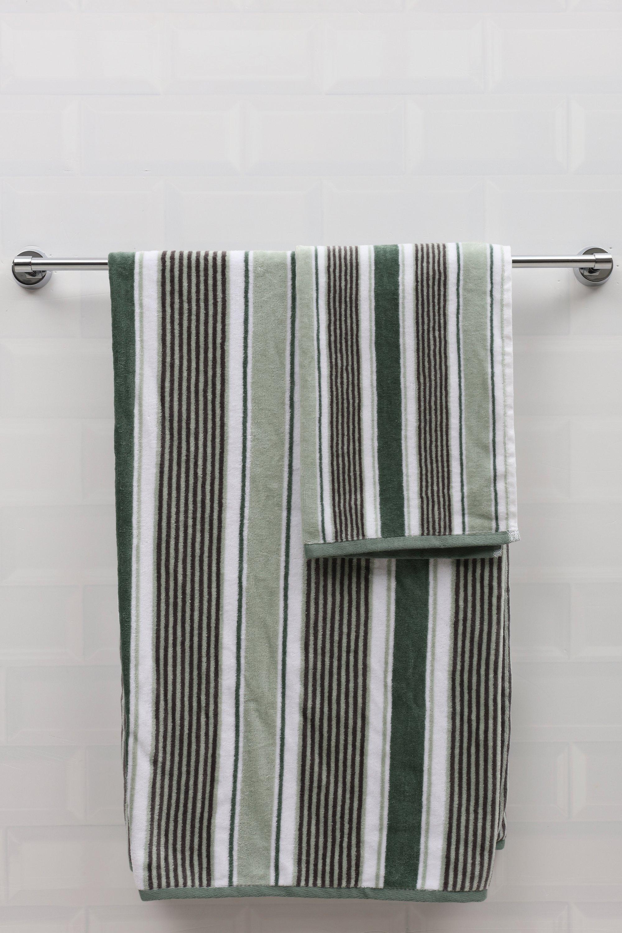 Kingsley Stripe Border Towel