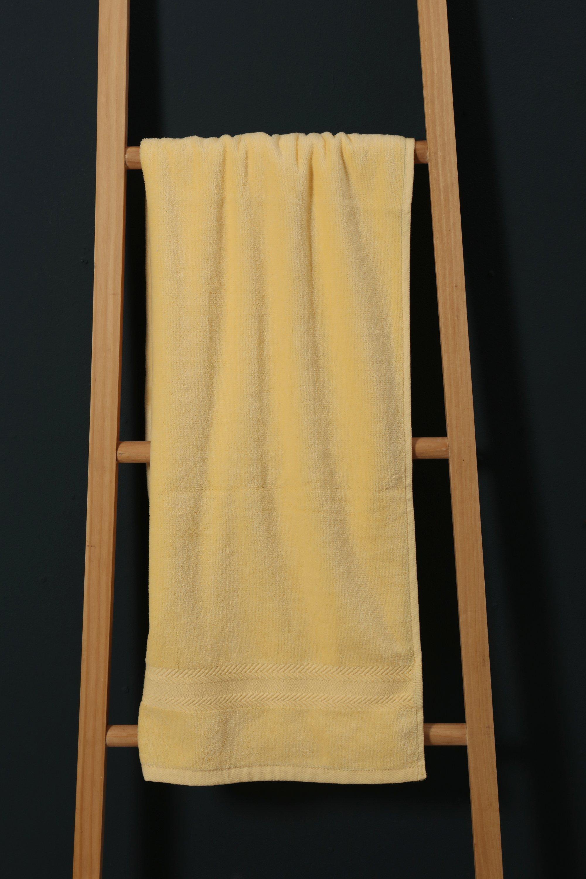 Velour Border Towel