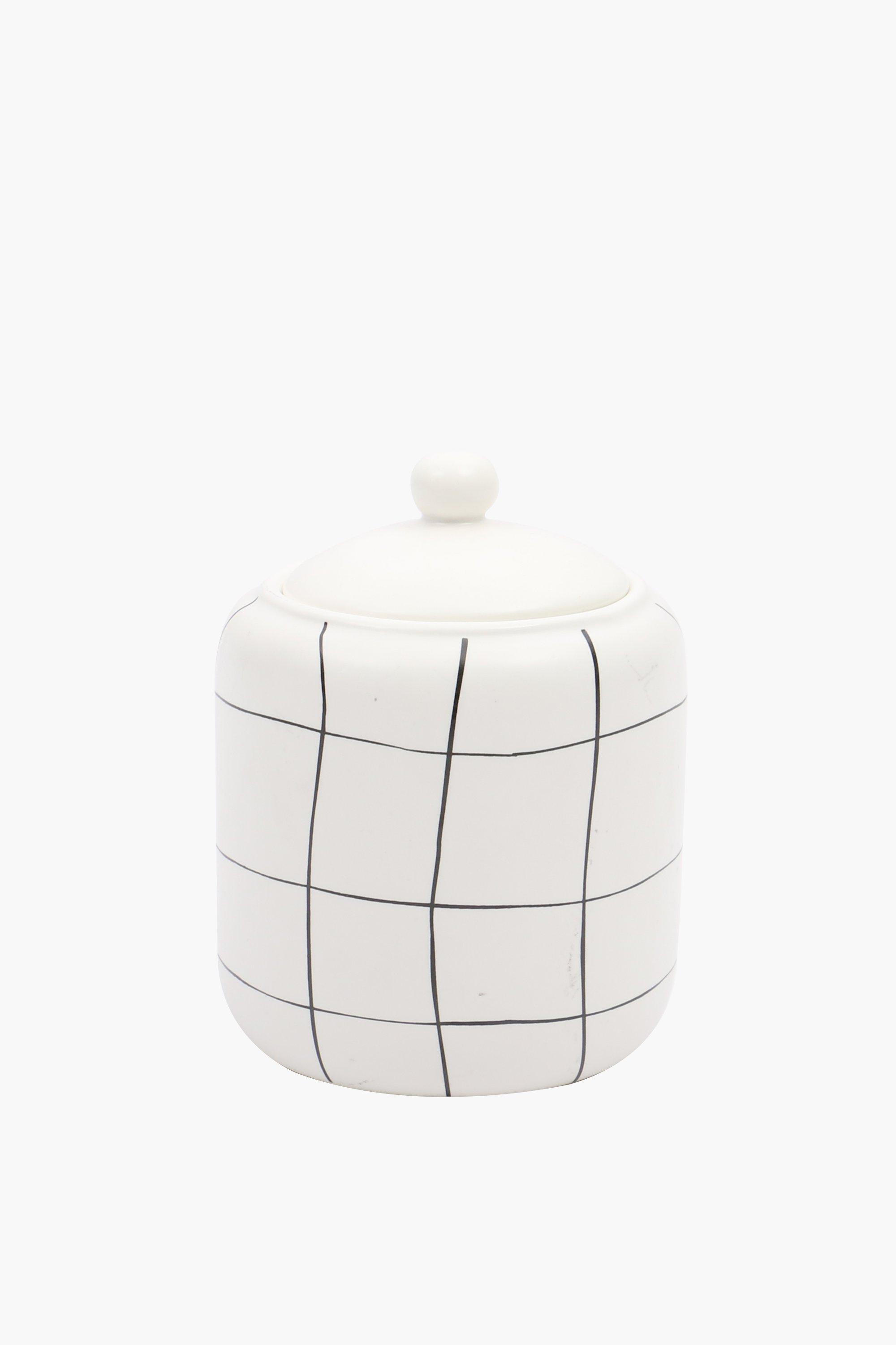 Block Check Cotton Jar