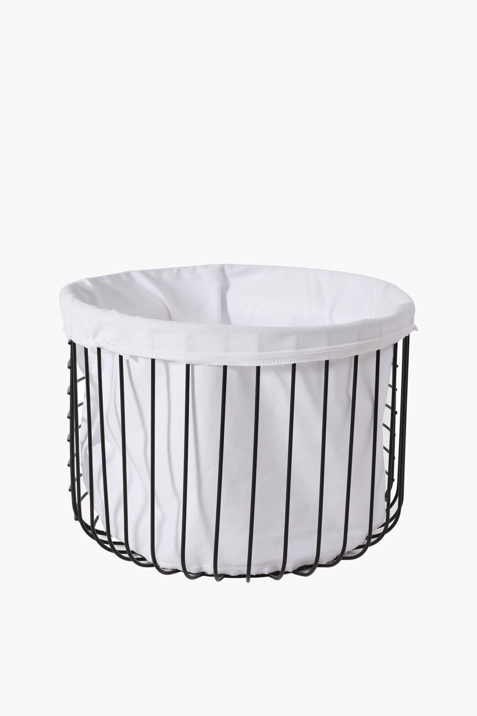 Wire Laundry Basket, Medium