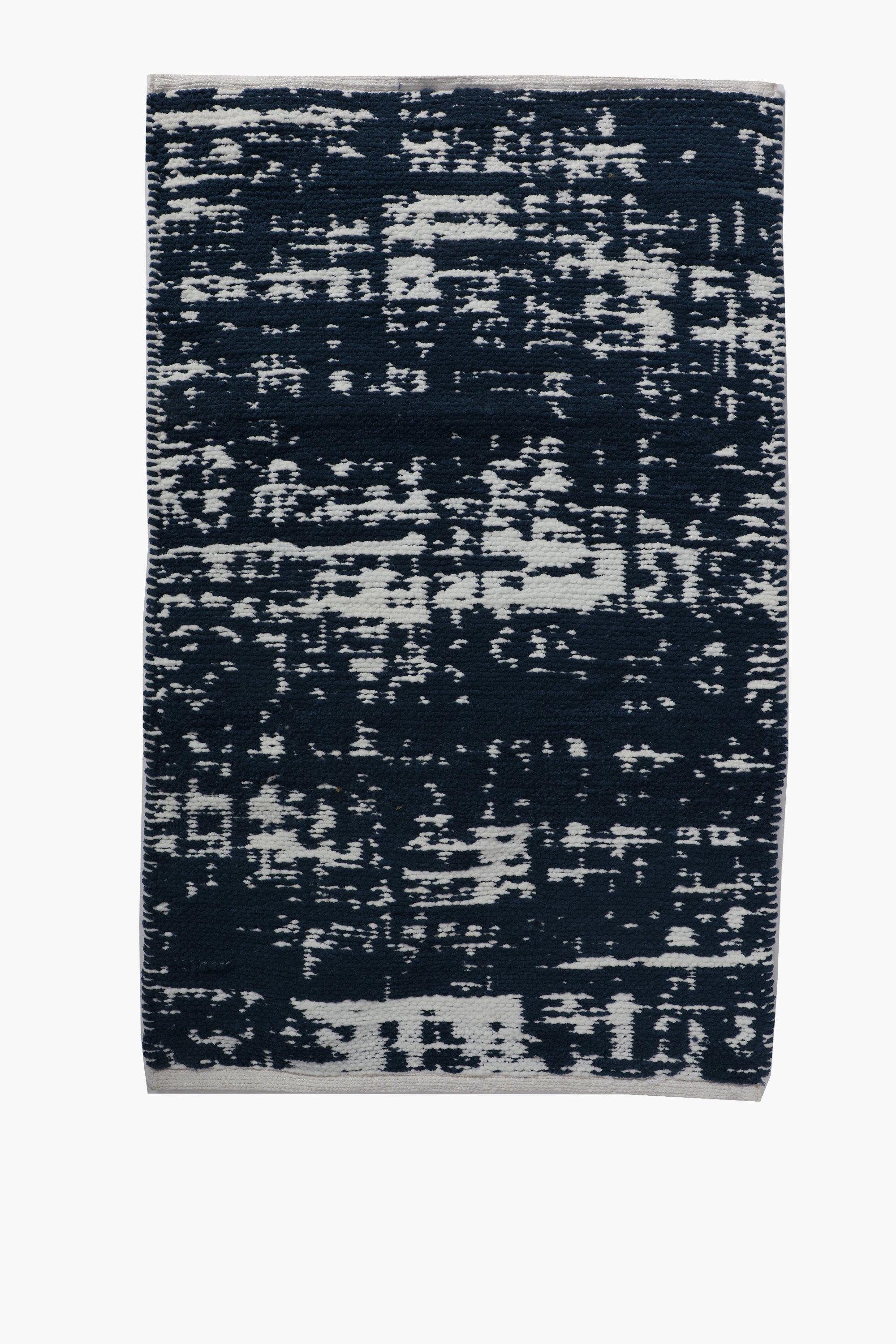 Cotton Abstract Bath Mat