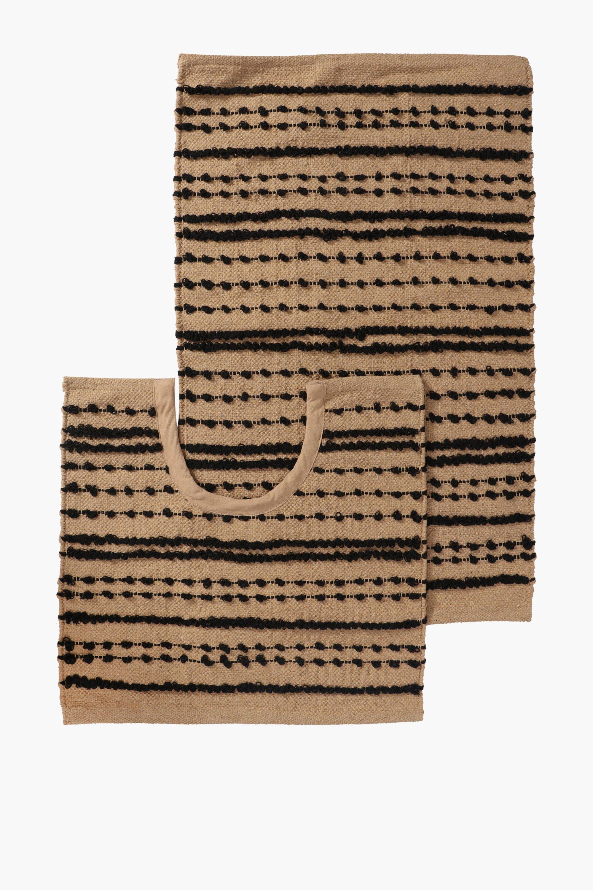 2 Piece Dyed Bath Mat Set