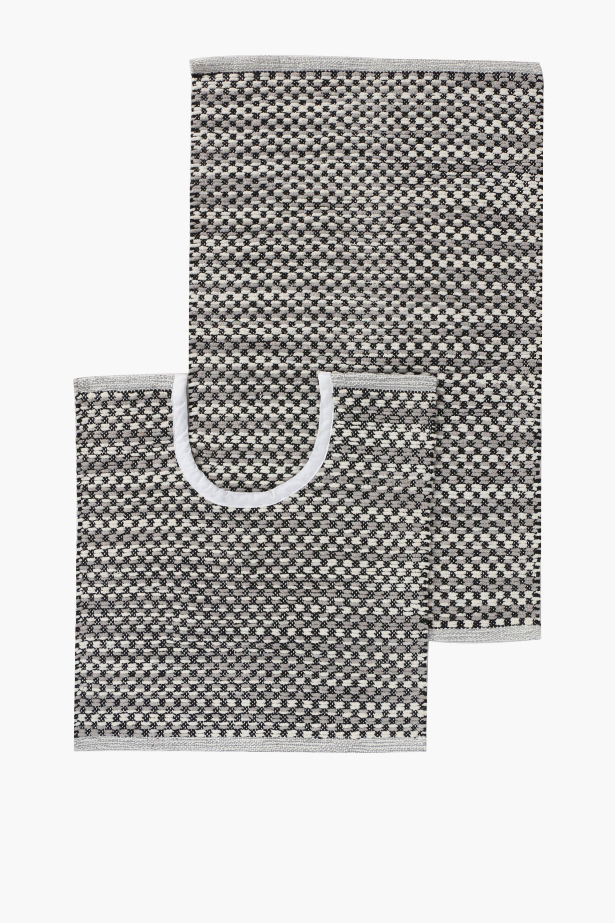 Double Cross Bath Mat Set