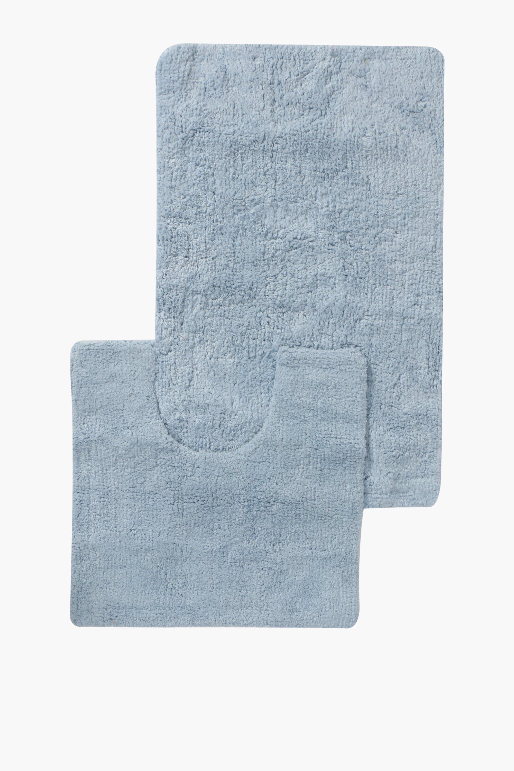 2 Piece Tufted Bath Mat Set