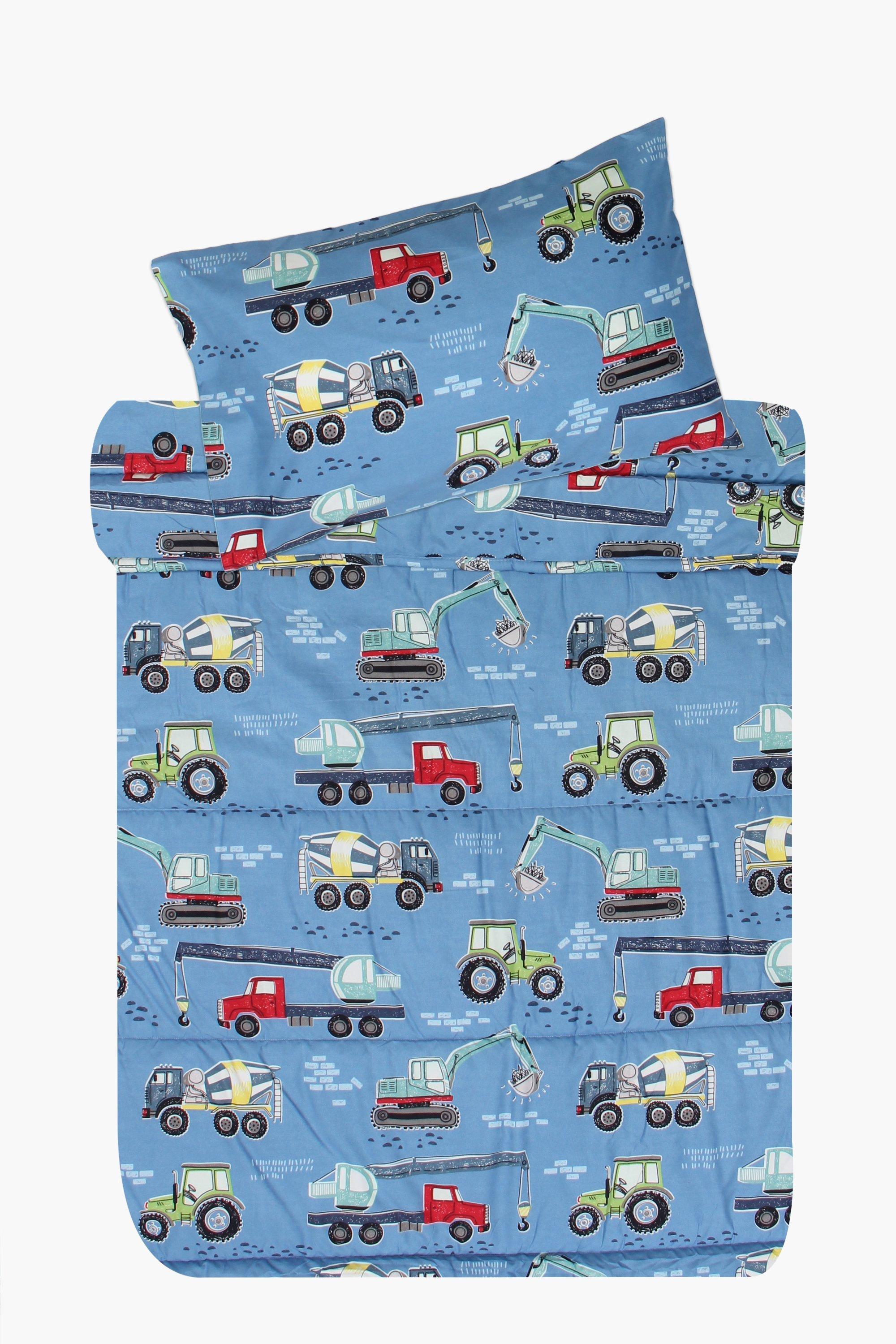 Microfibre Construction Comforter Set