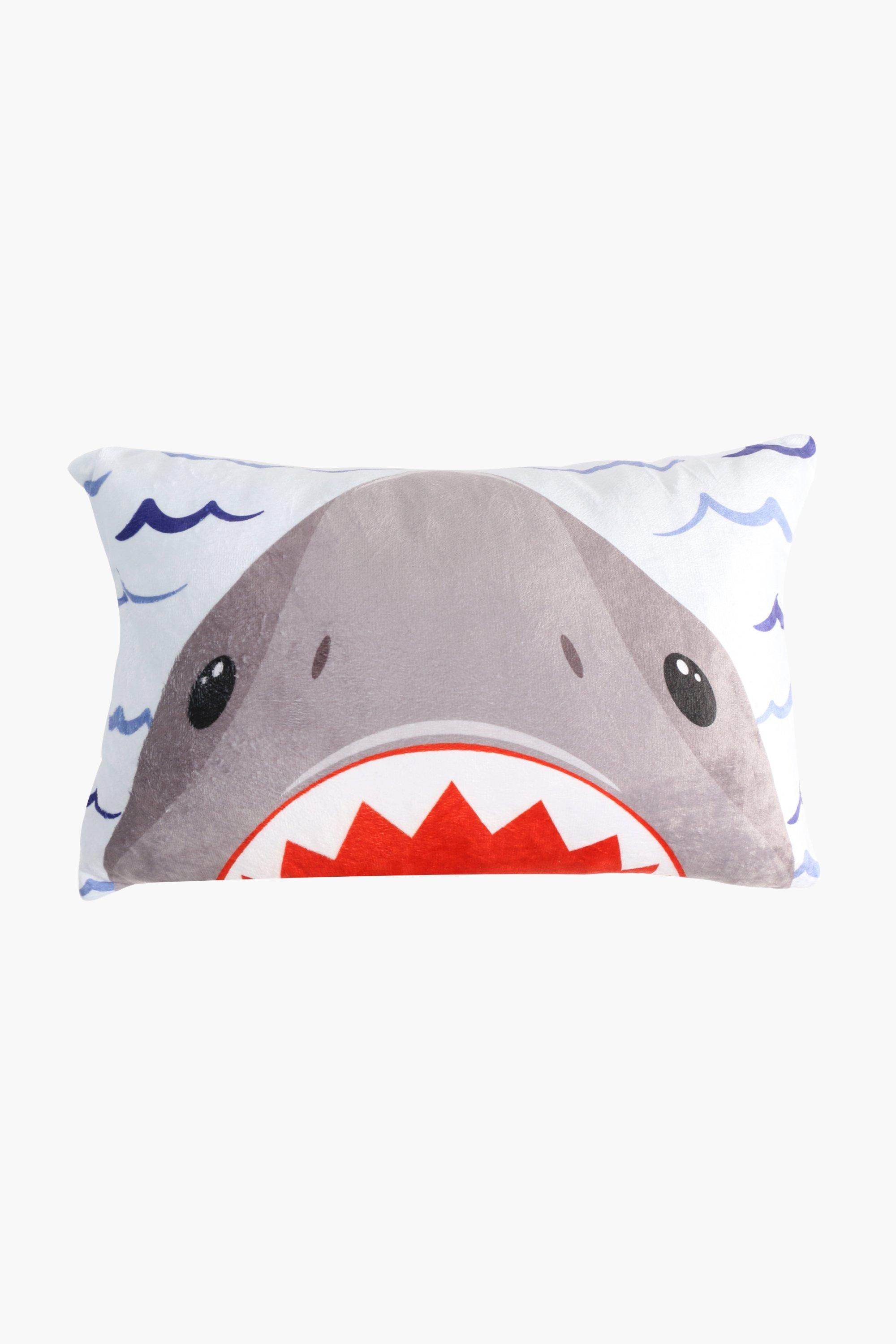 3d Shark Scatter Cushion 30x50cm
