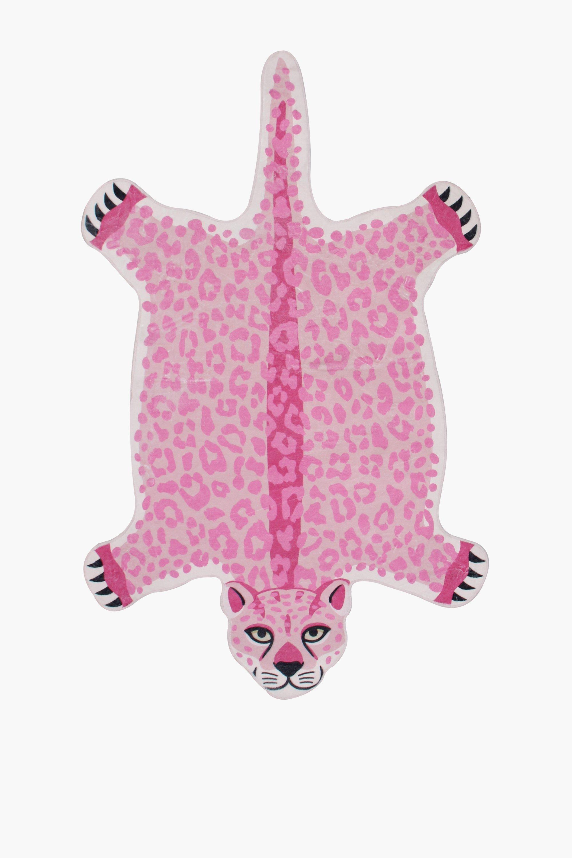 Leopard Shaped Rug 110x180cm