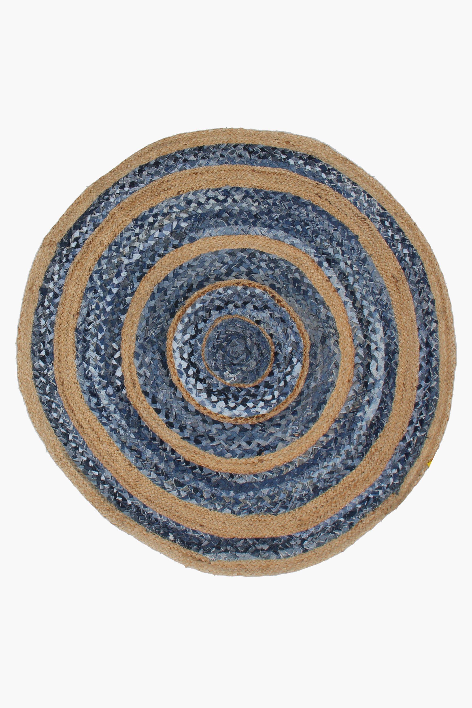 Round Jute Rug 120cm