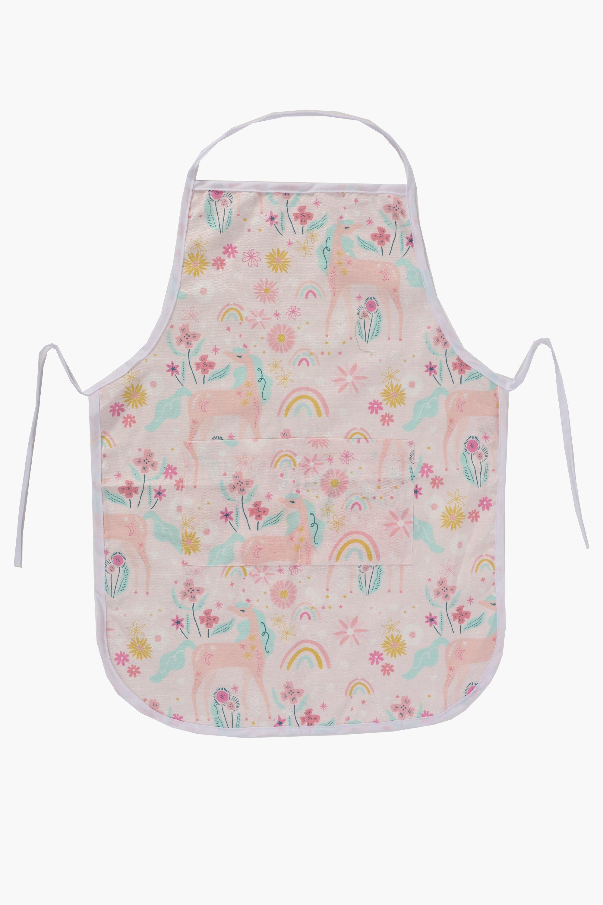 Kids Rainbow Apron With Pocket, 52x70cm