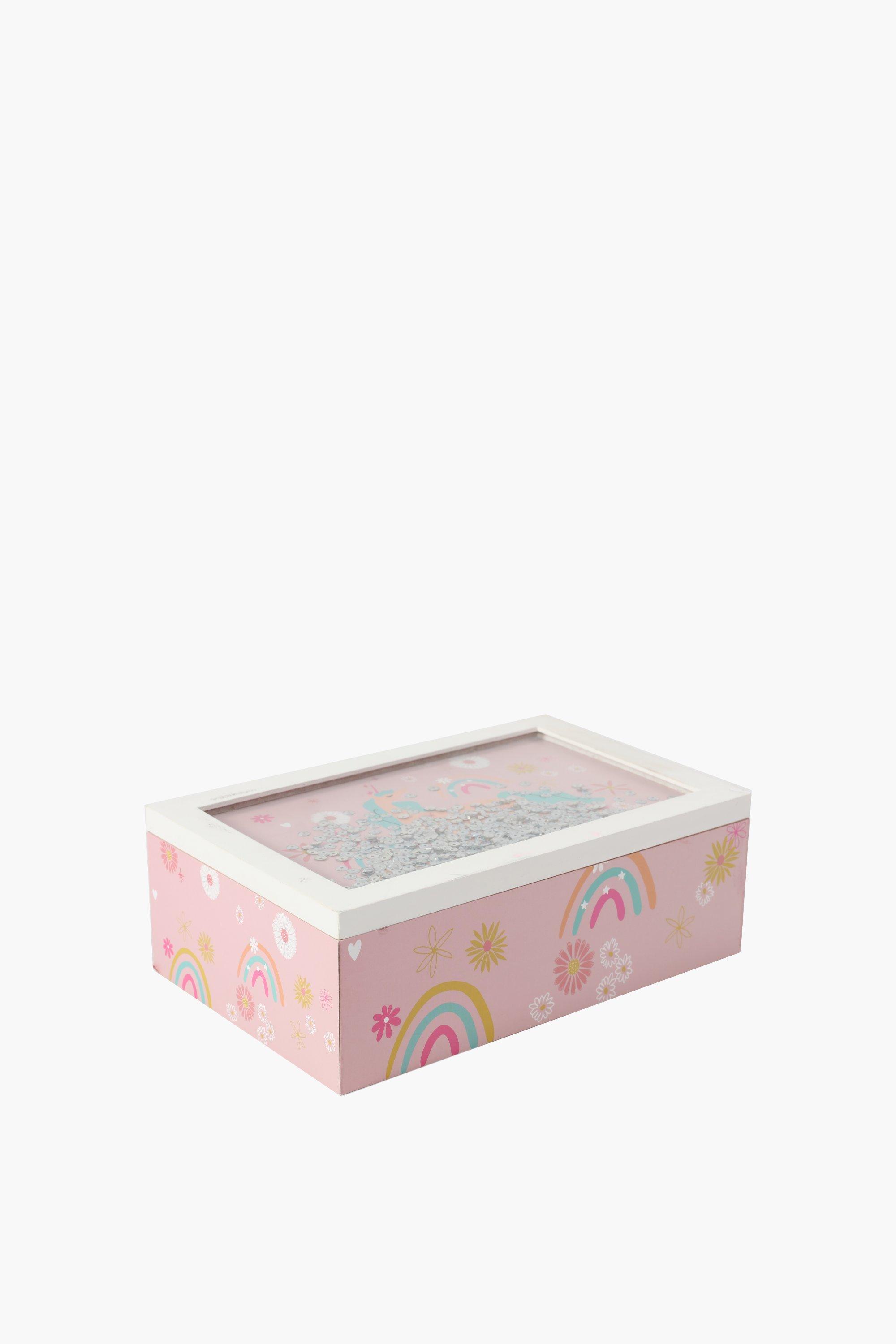 Wooden Sequinned Juniper Storage Box