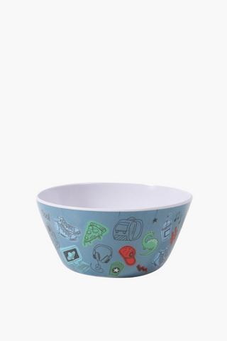 Doodle Melamine Bowl