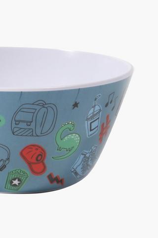 Doodle Melamine Bowl