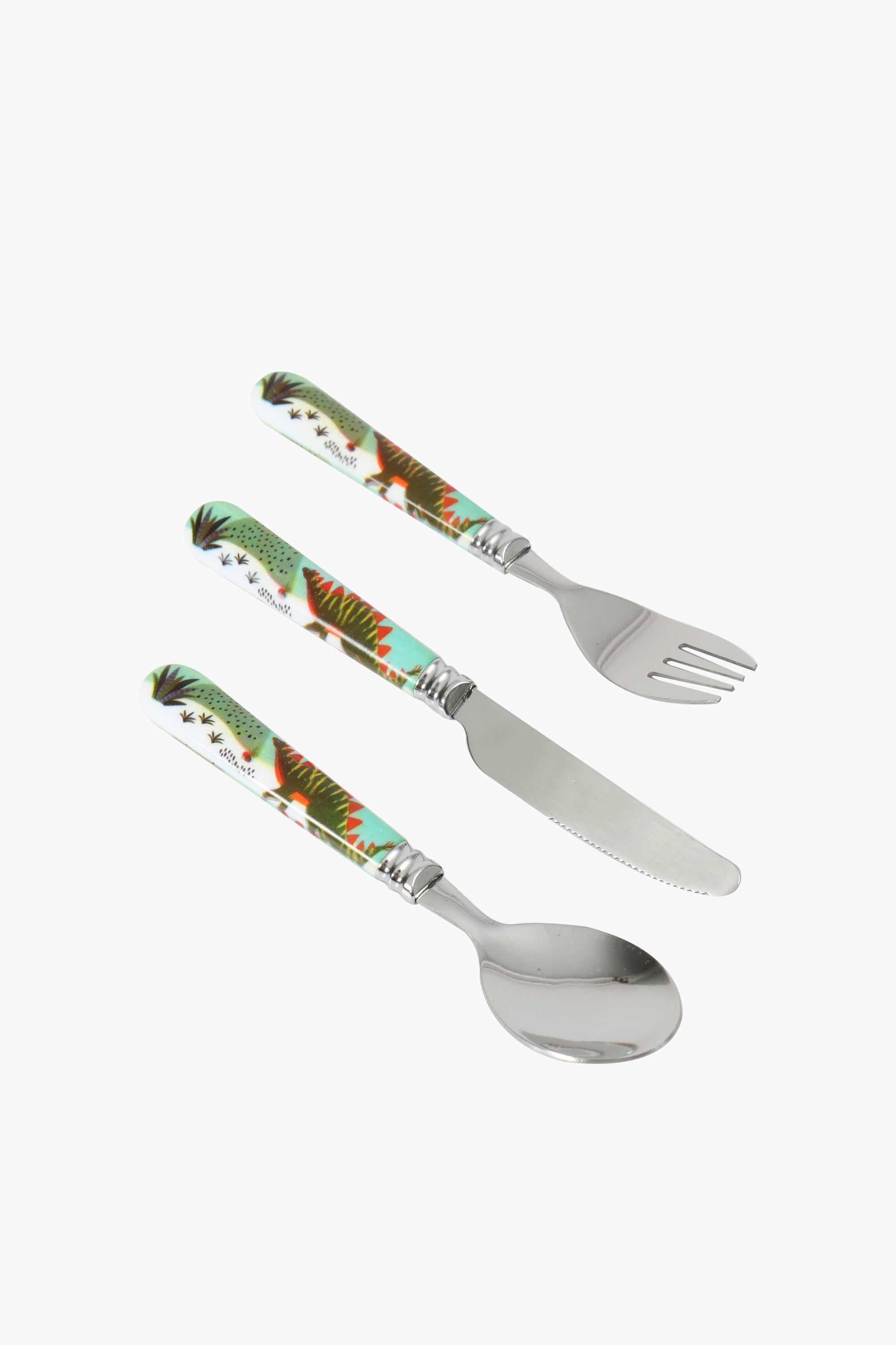 3 Piece Metal Jungle Cutlery Set