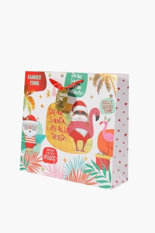 Dear Santa Gift Bag Medium