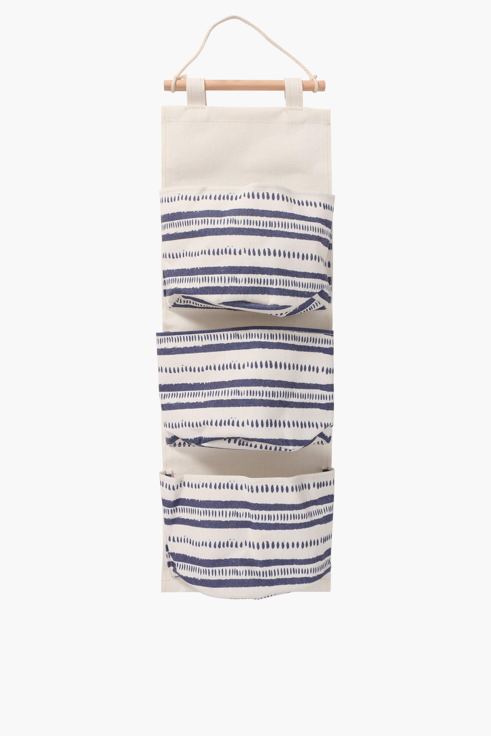 3 Pocket Stripe Hanging Storage