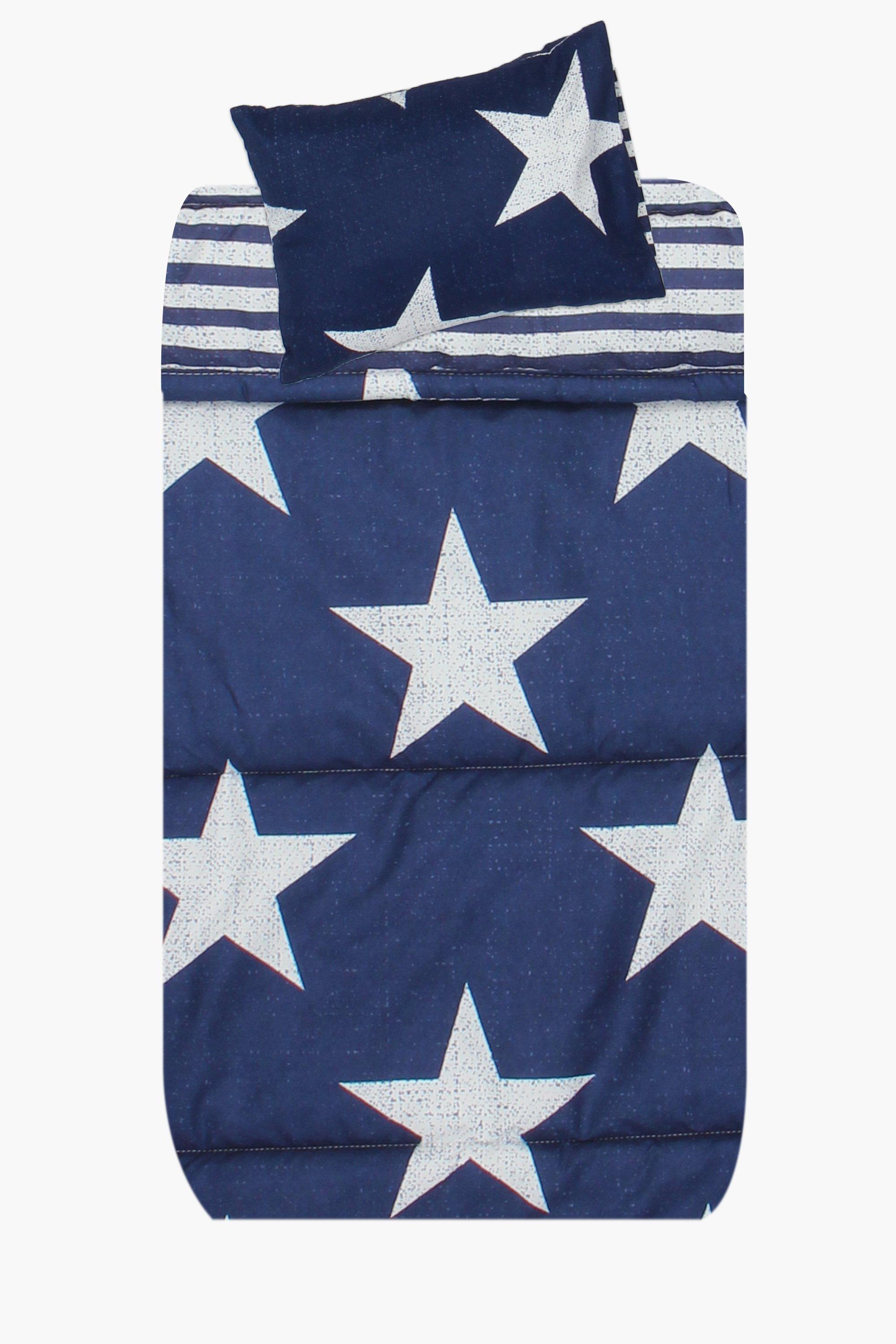 Microfibre Star Comforter Set