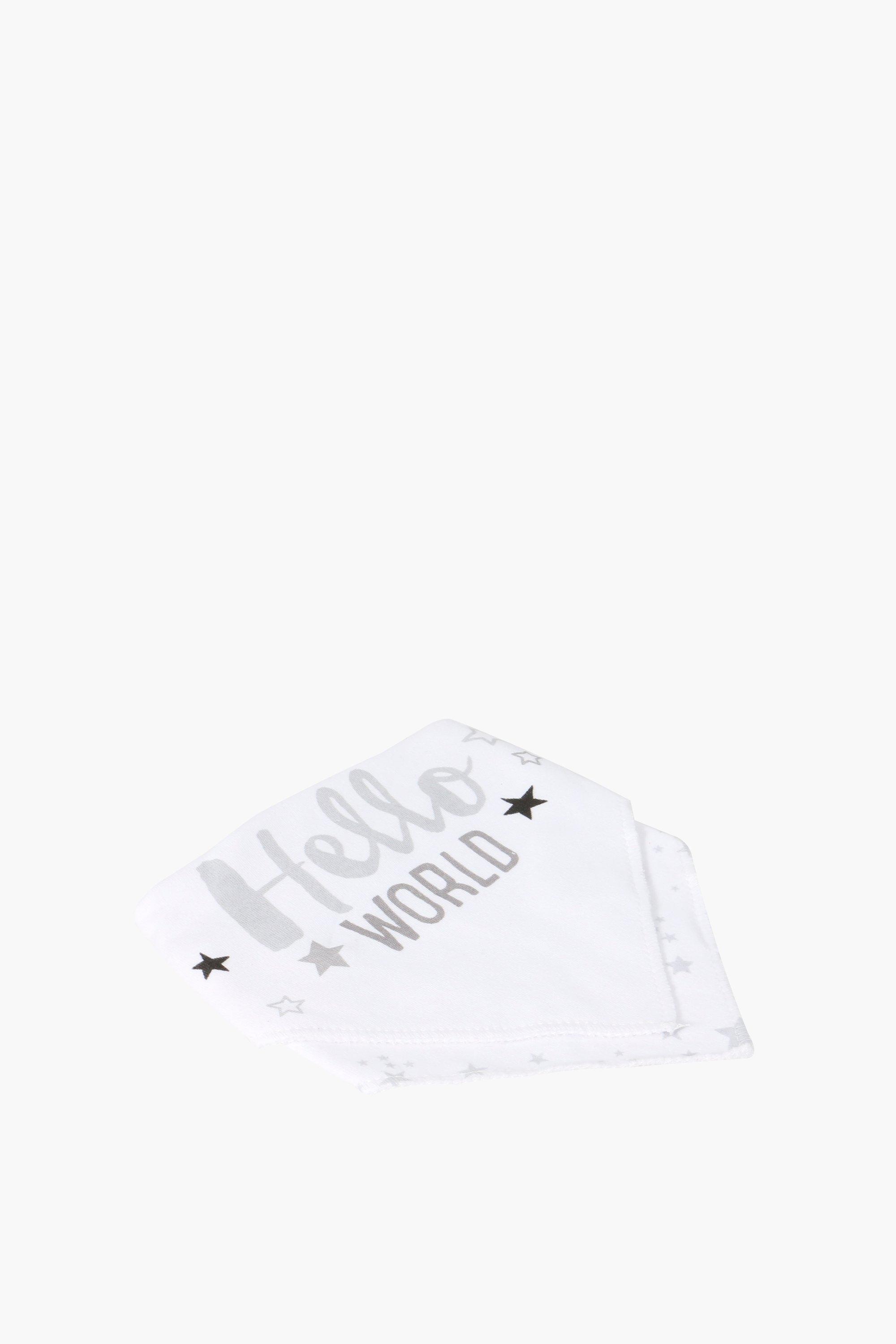 2 Pack Cotton Jordan Penguin Bibs