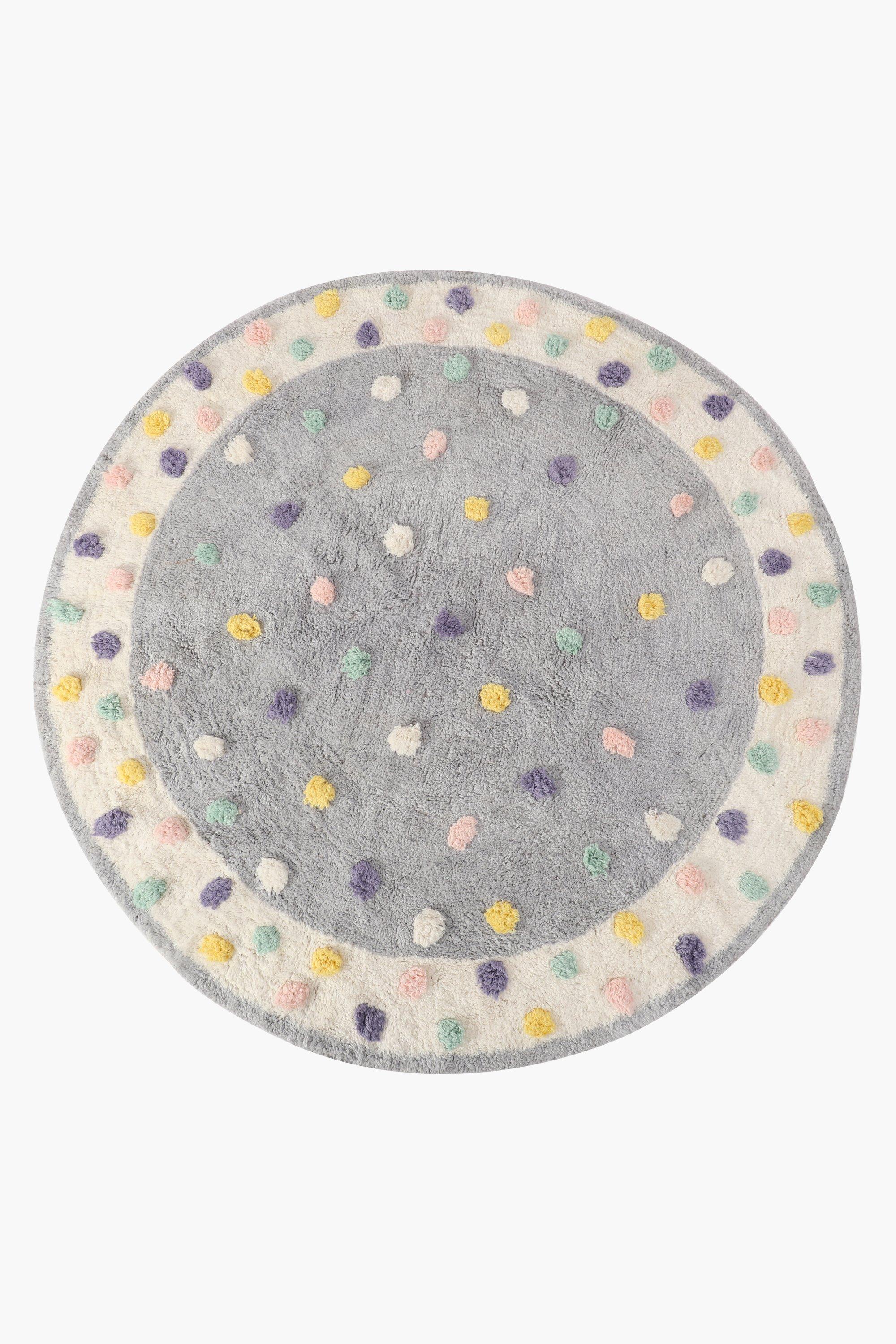Tufted Dots Rug, 120cm