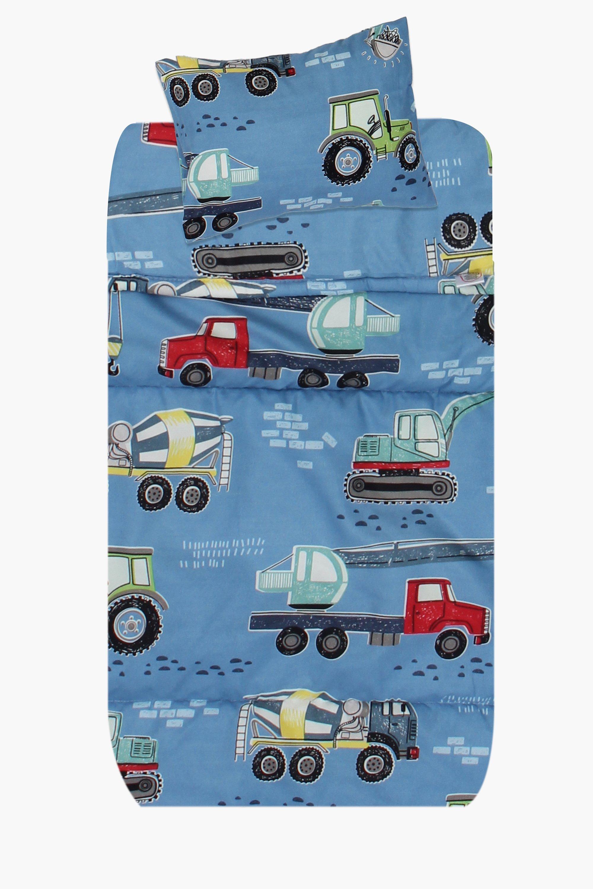 Microfibre Construction Comforter Set