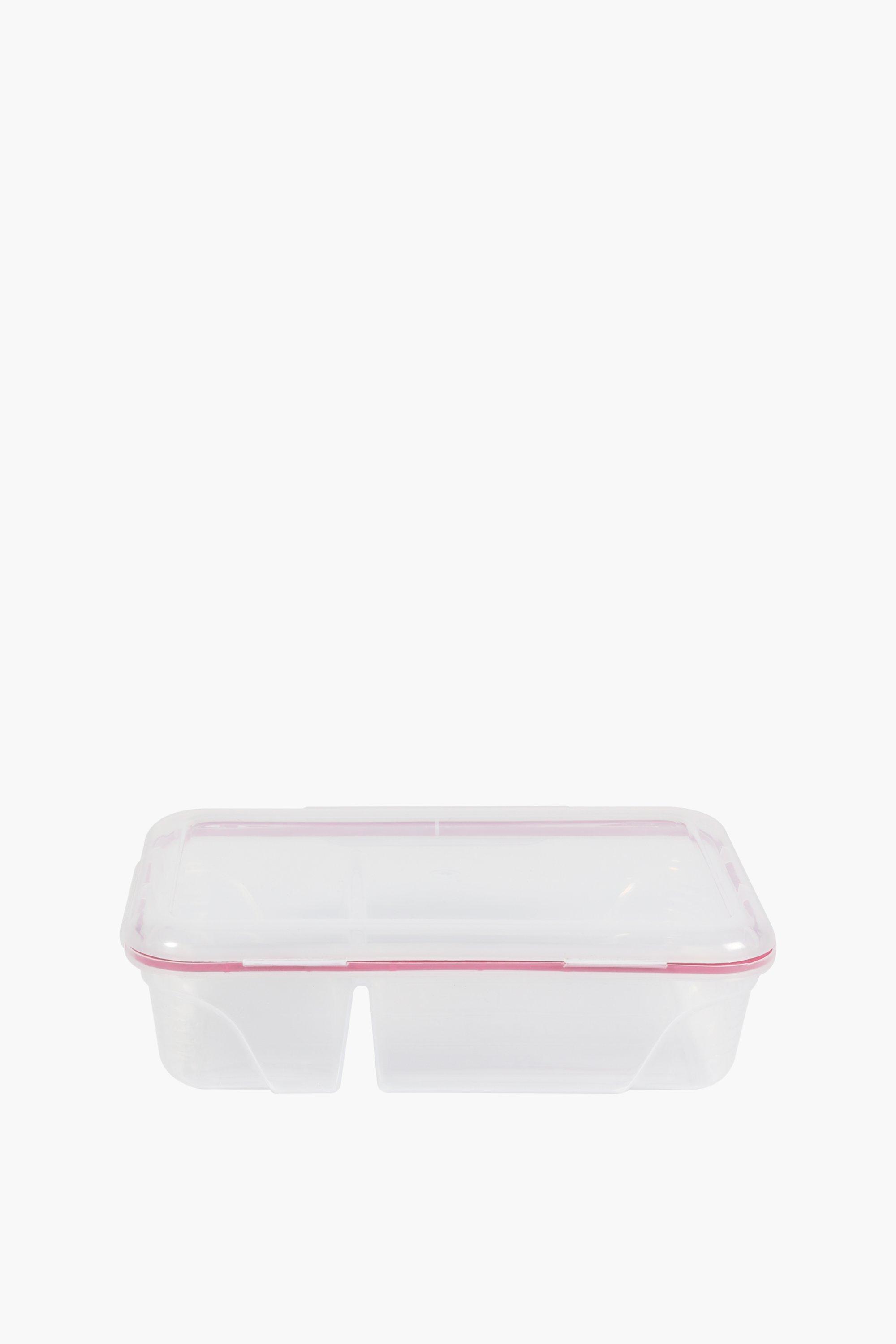 2 Division Plastic Lunch Box