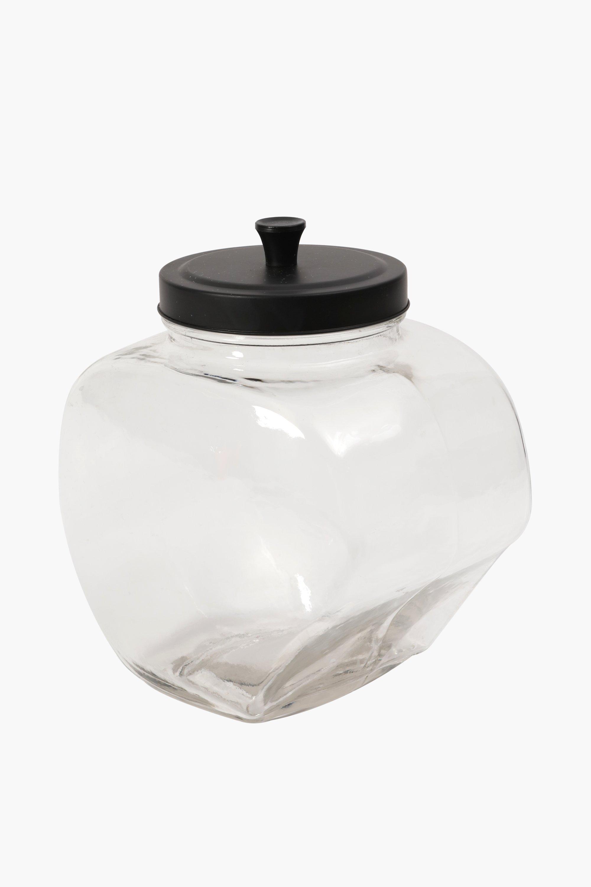 Angled Glass Storage Canister, 4 L