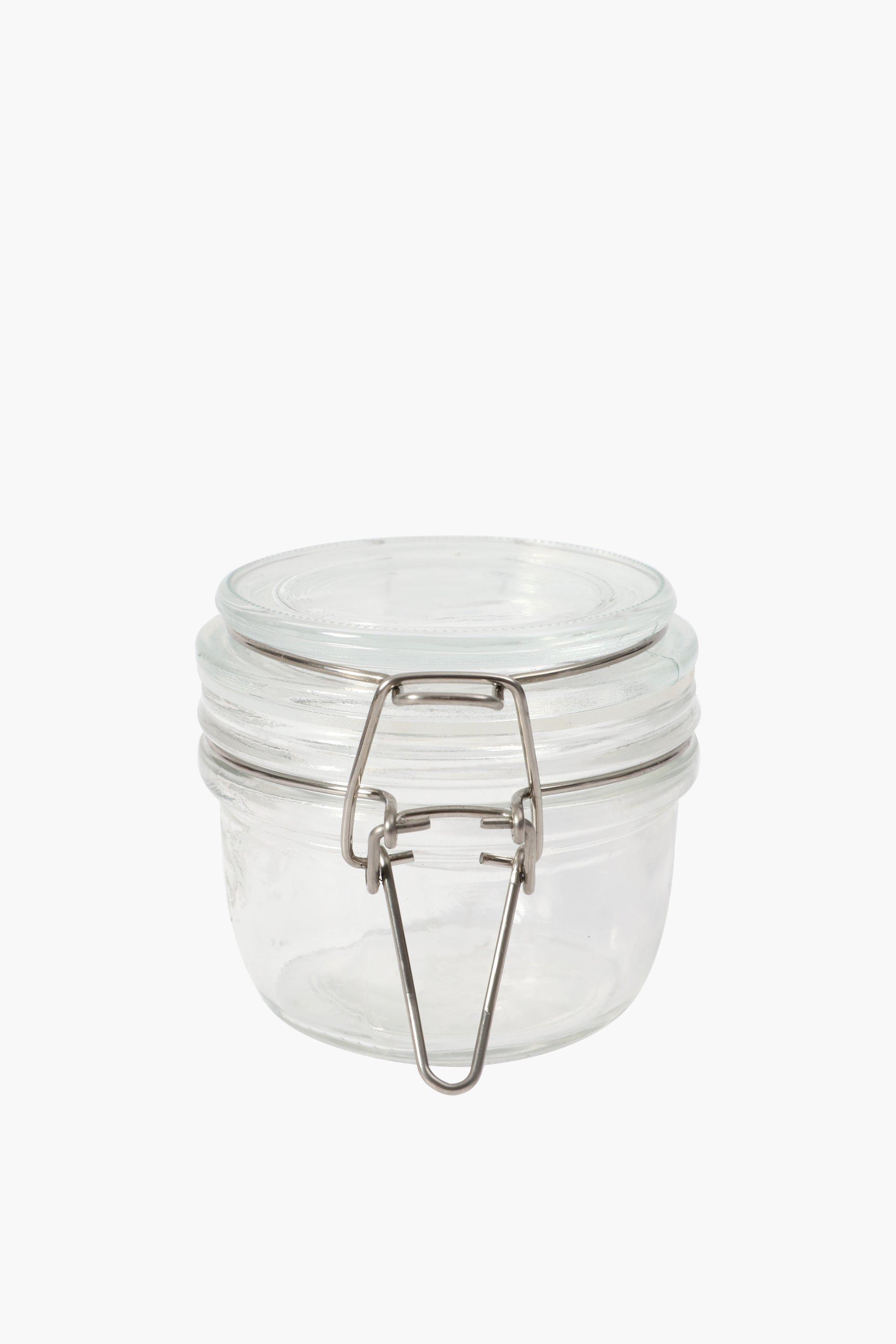 Glass Clamp Jar, Mini