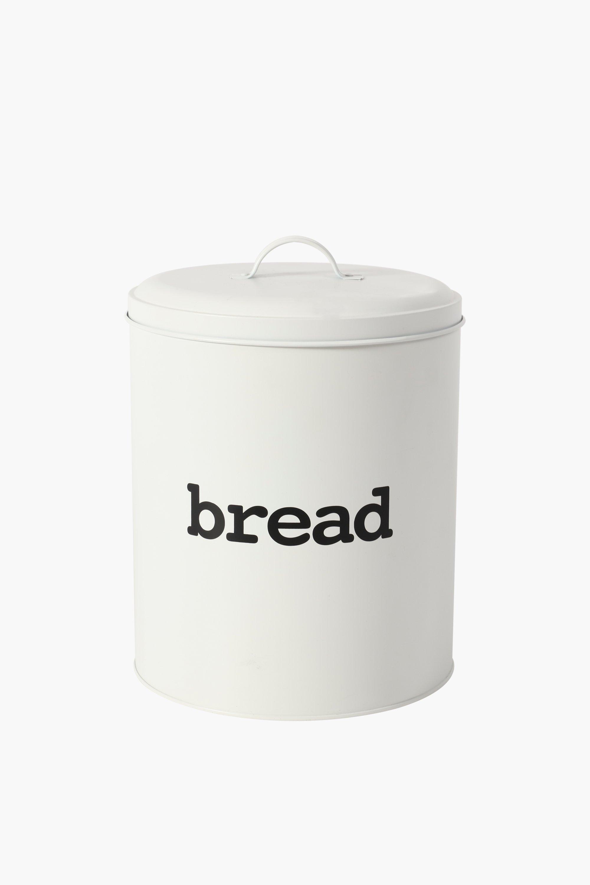 Galvanised Round Bread Bin